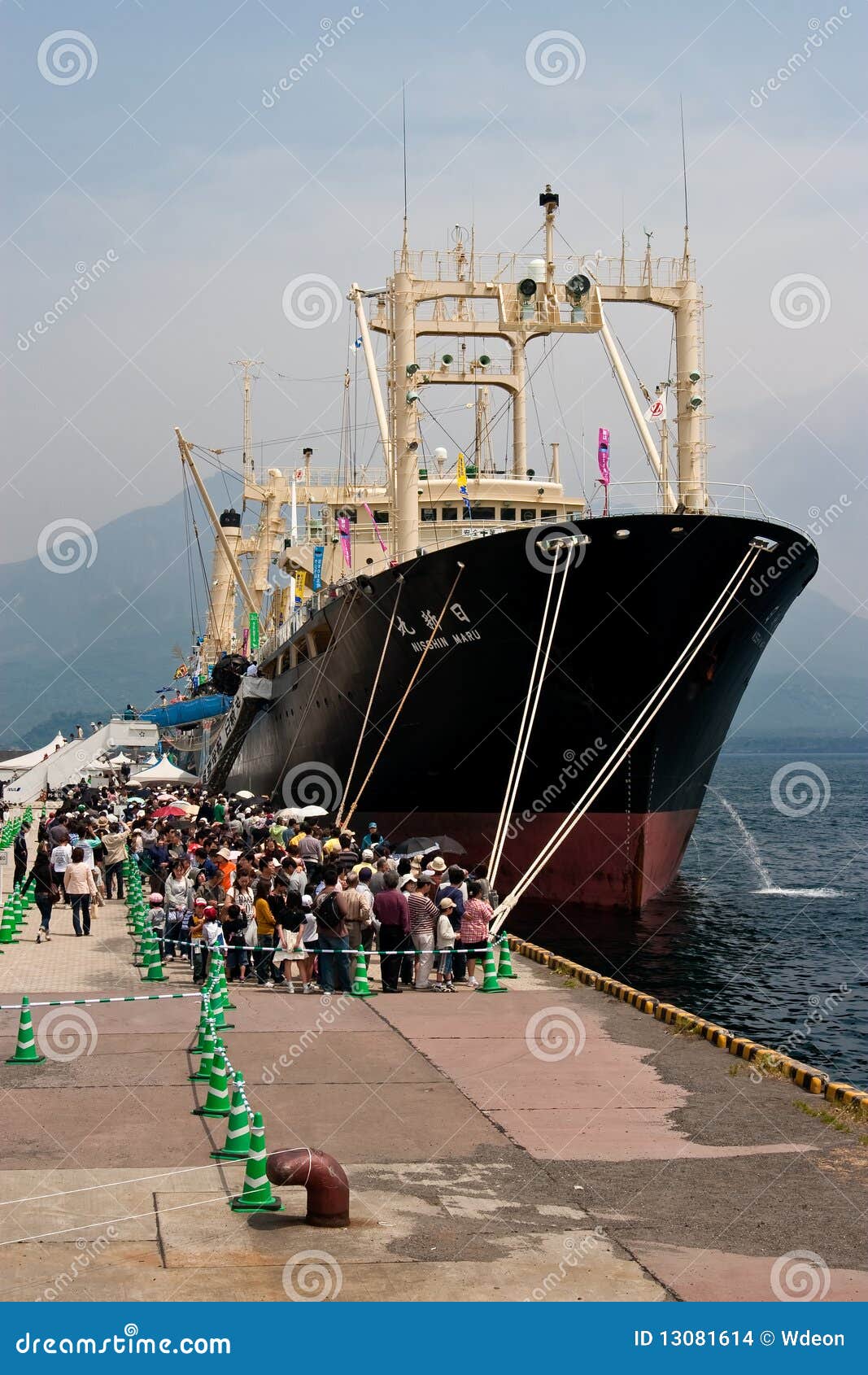 Japanese Whaling Ship Nishin Maru Editorial Stock Image - Image of ...