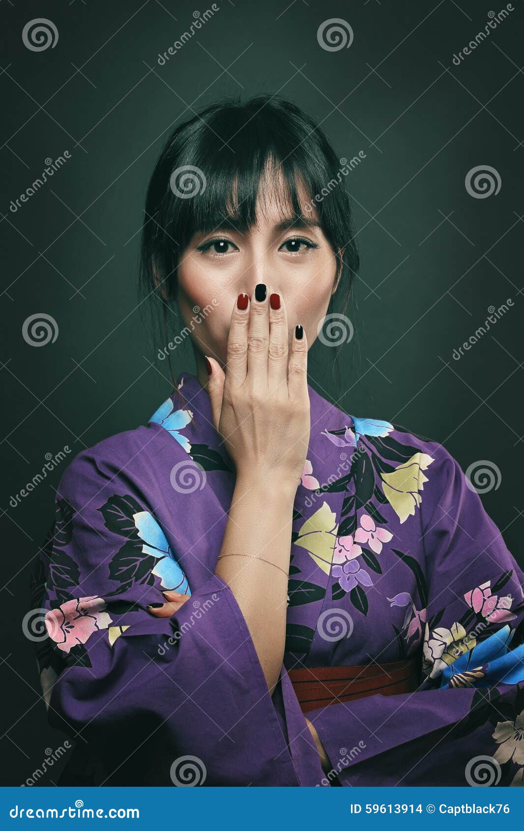 Japanese Woman with Funny Expression Stock Photo - Image of geisha ...