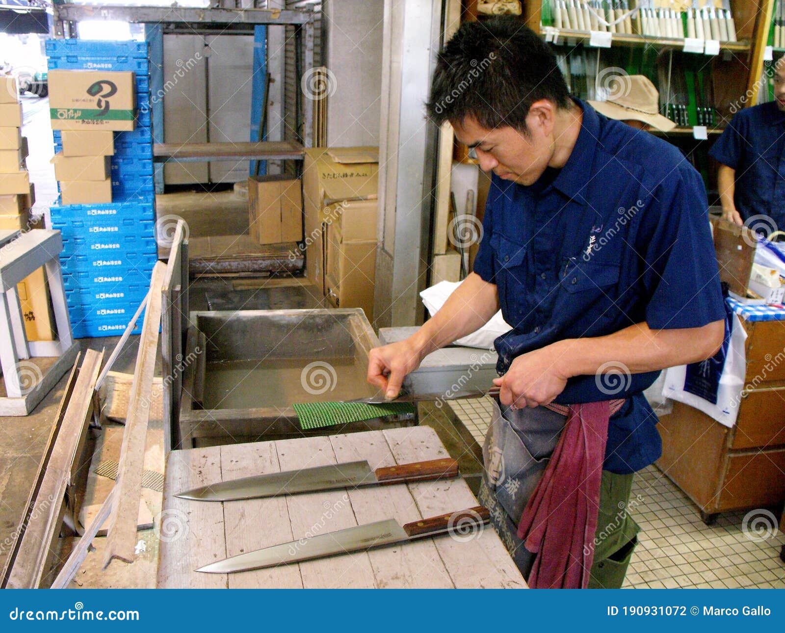 Japanese Worker At Fushimi Inari Editorial Image | CartoonDealer.com ...