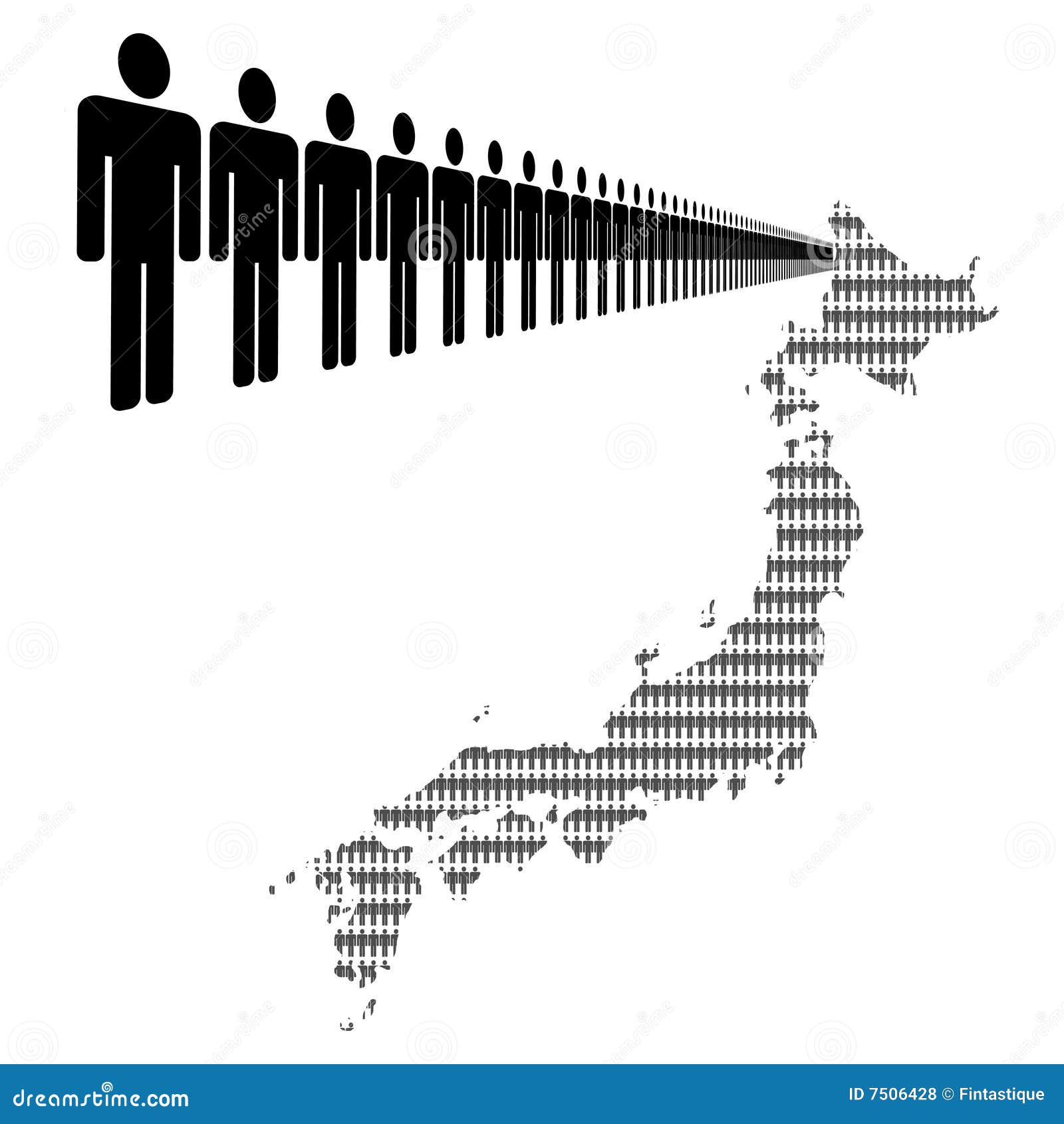 Japanese workforce stock vector. Illustration of workers - 7506428