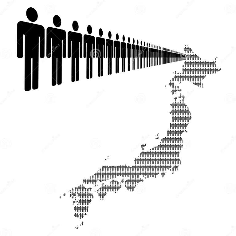 Japanese workforce stock vector. Illustration of workers - 7506428