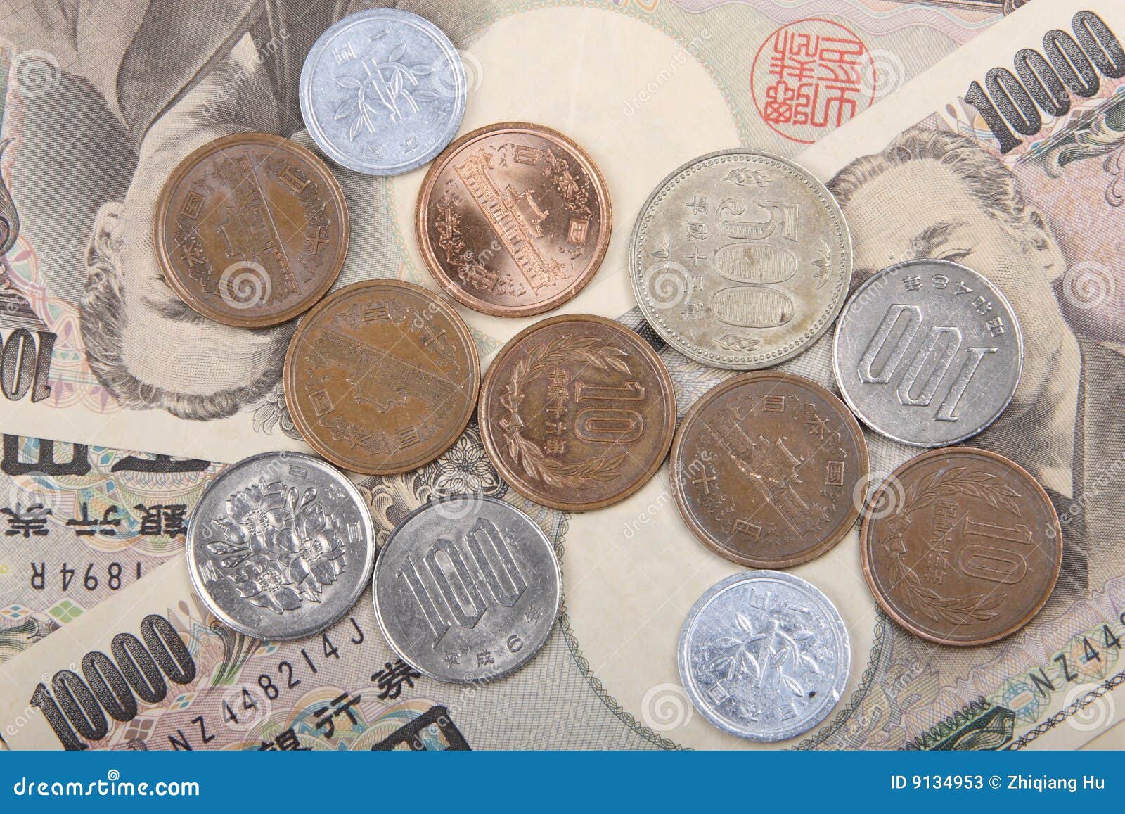 Japanese Yen stock image. Image of group, business, bank - 9134953