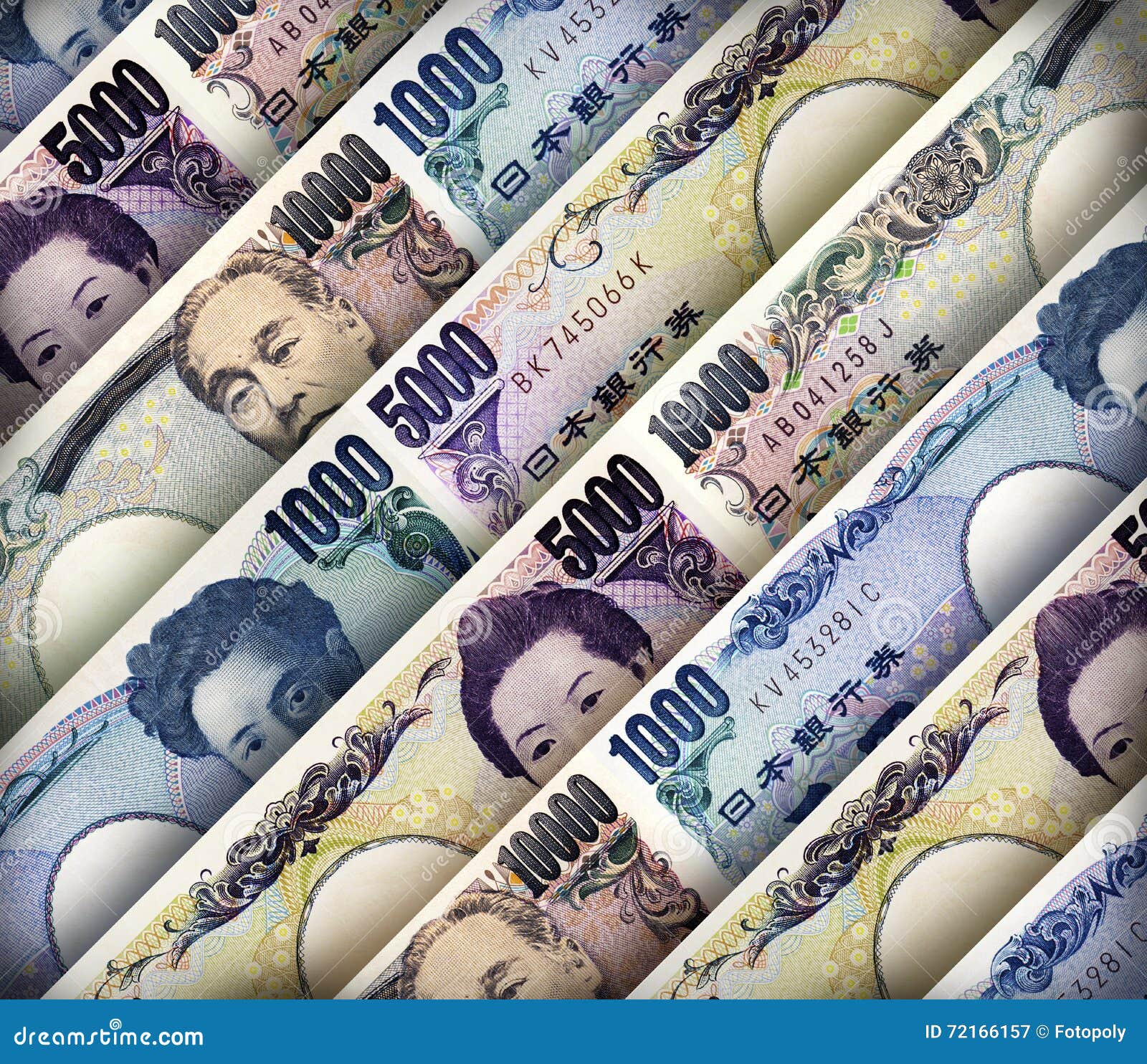 Japanese Yen Background stock image. Image of japan, income - 72166157