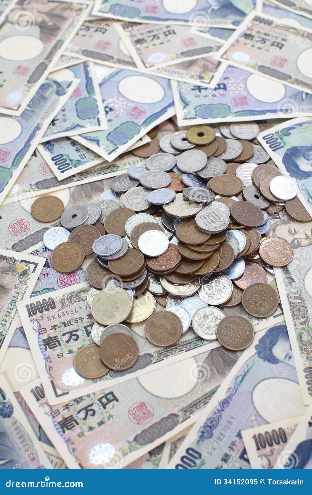 Japanese yen stock image. Image of business, japan, nippon - 34152095