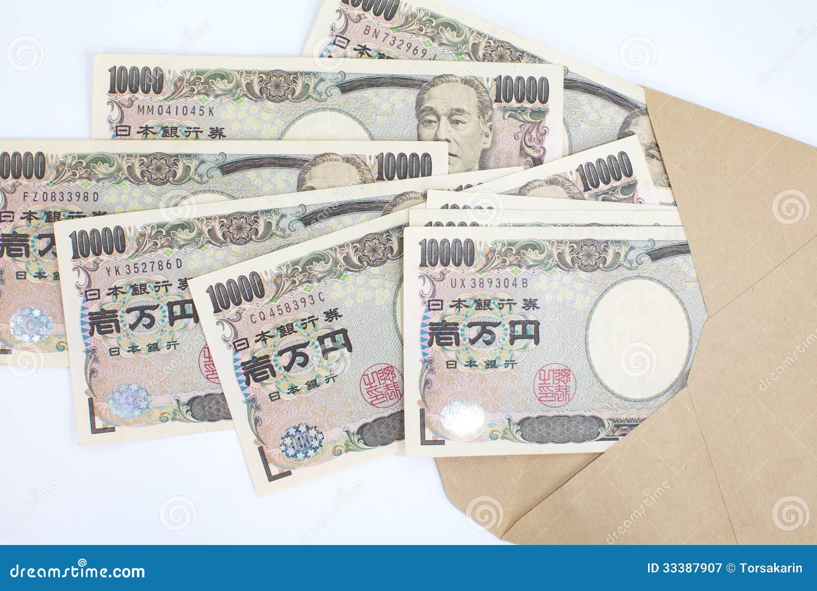 Japanese yen stock image. Image of isometric, investment - 33387907