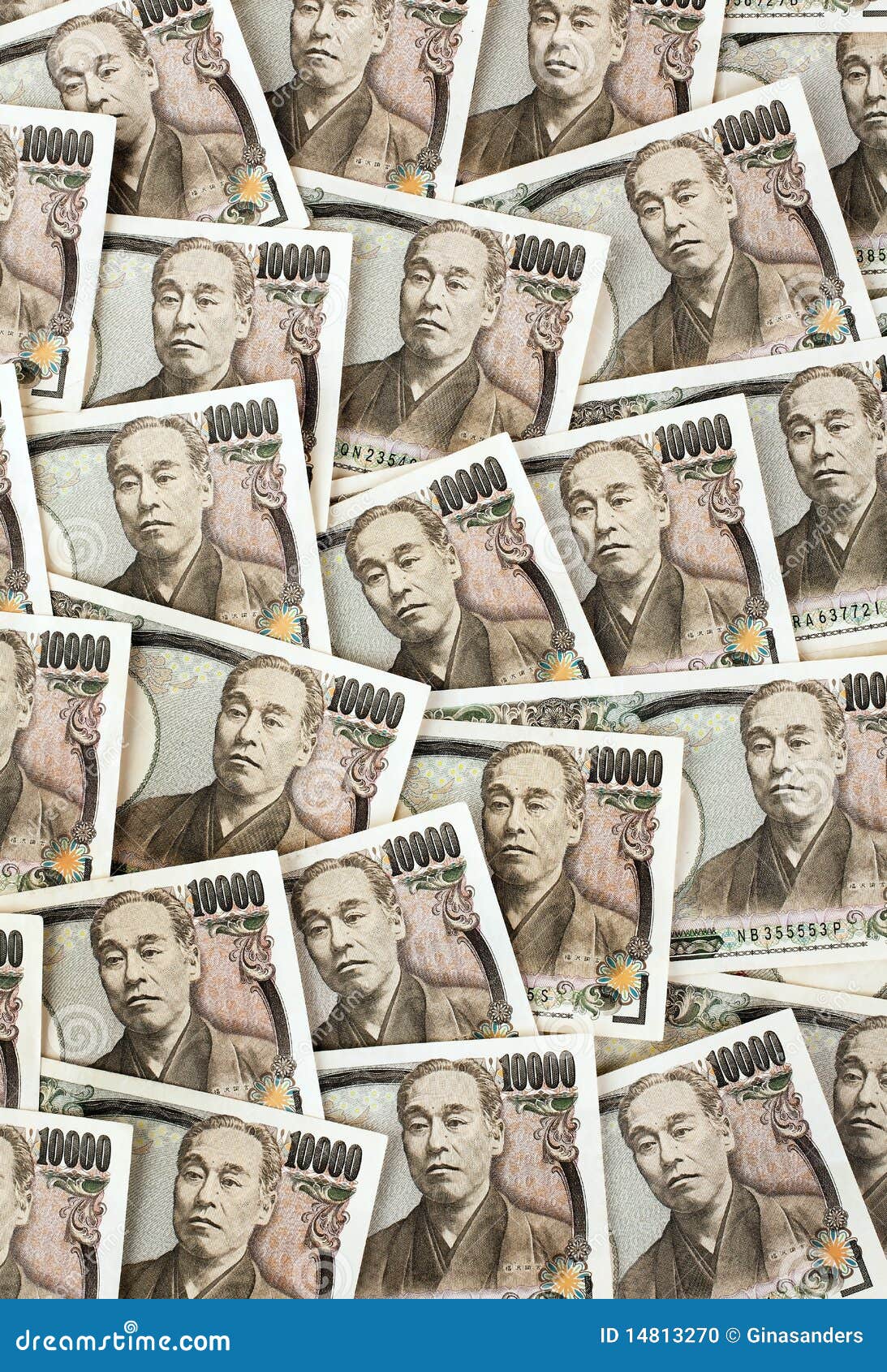 Japanese yen bank notes stock photo. Image of japan, yenschein - 14813270