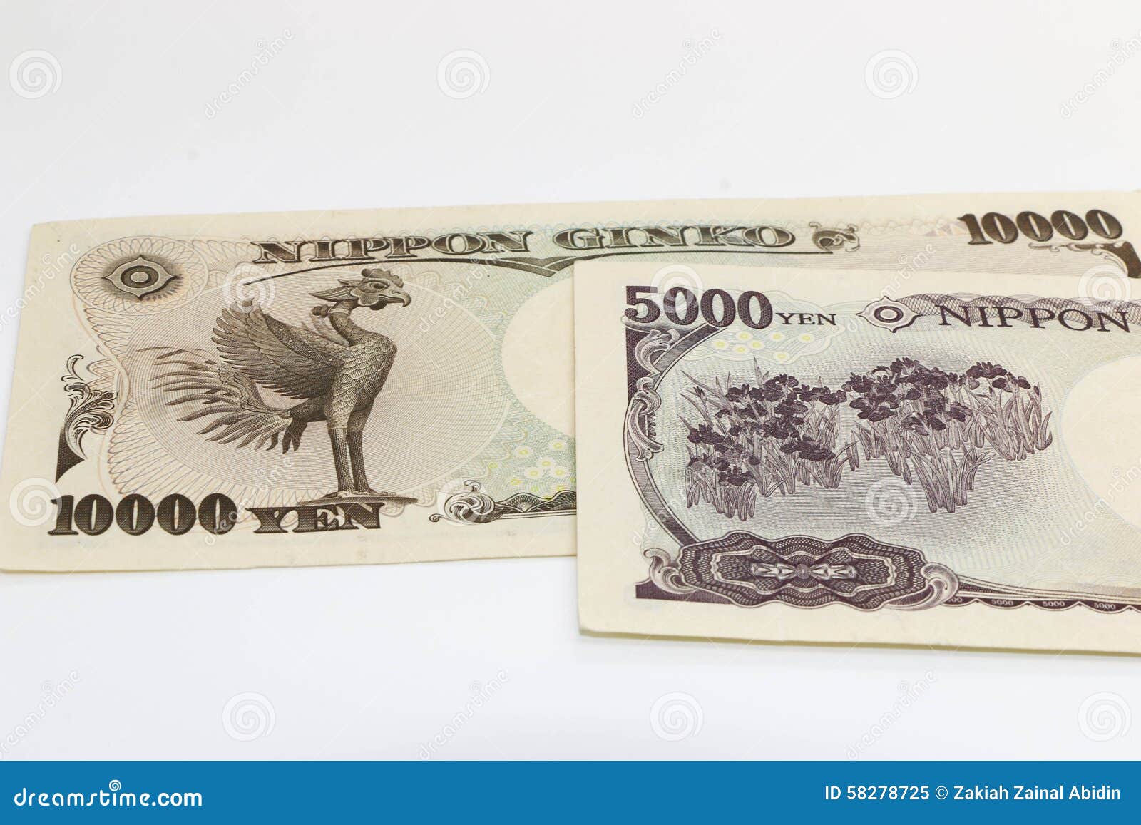 Japanese Yen Bank Notes stock image. Image of closeup - 58278725