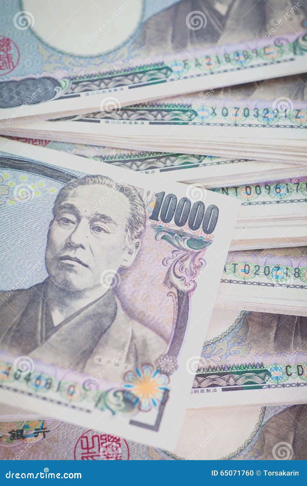 Japanese Yen Currency Bank Note Stock Photo - Image of objects, white ...