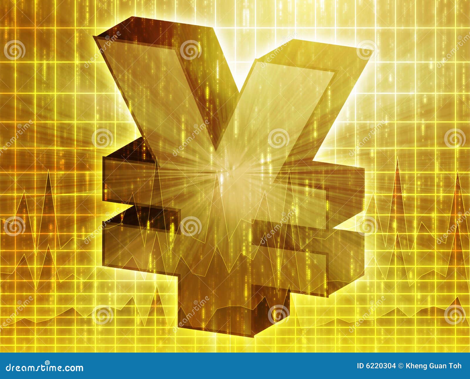 Japanese Yen Currency Chart Stock Illustration - Illustration of chart ...