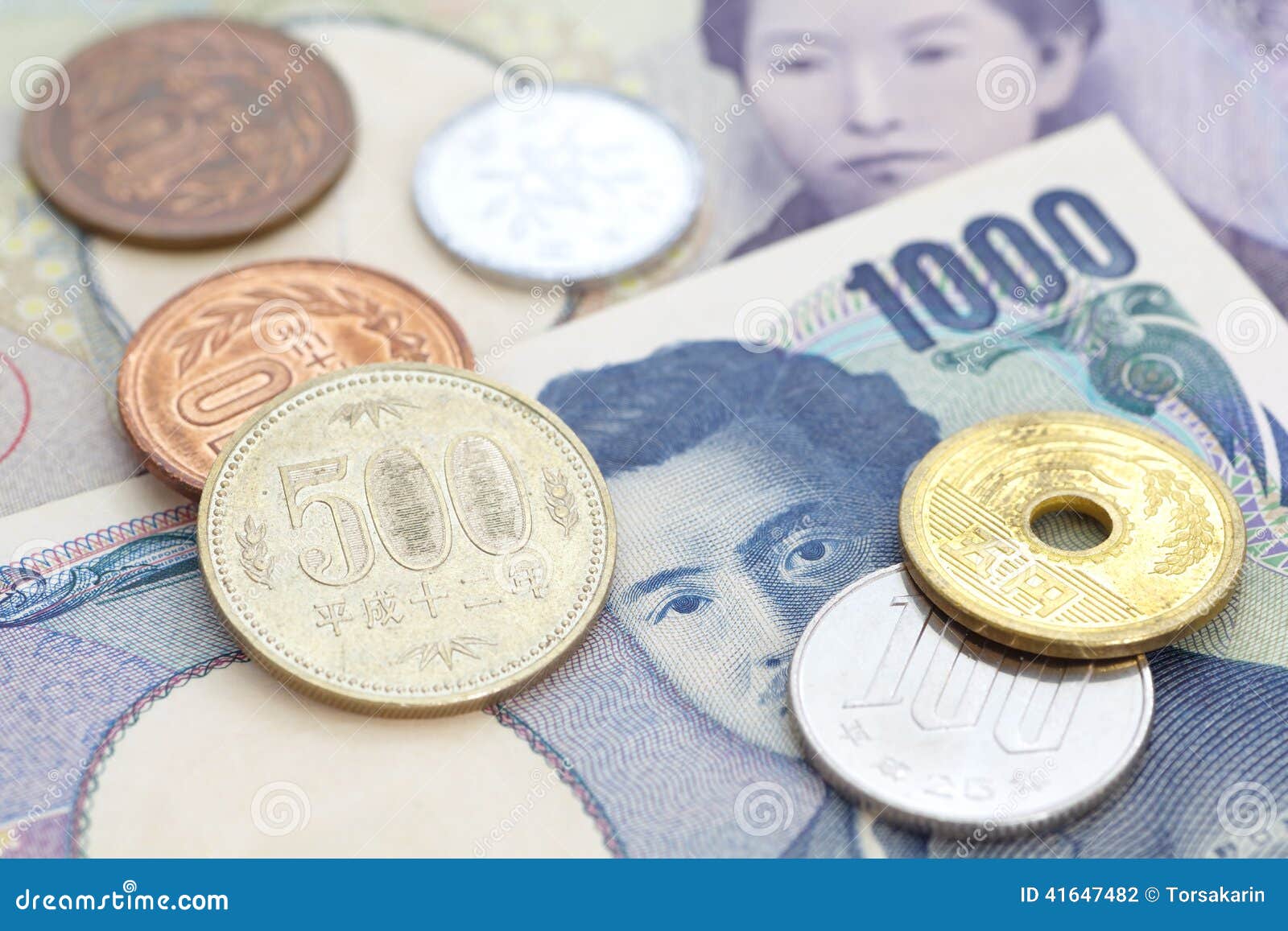 Japanese Yen stock photo. Image of japan, business, banknote - 41647482