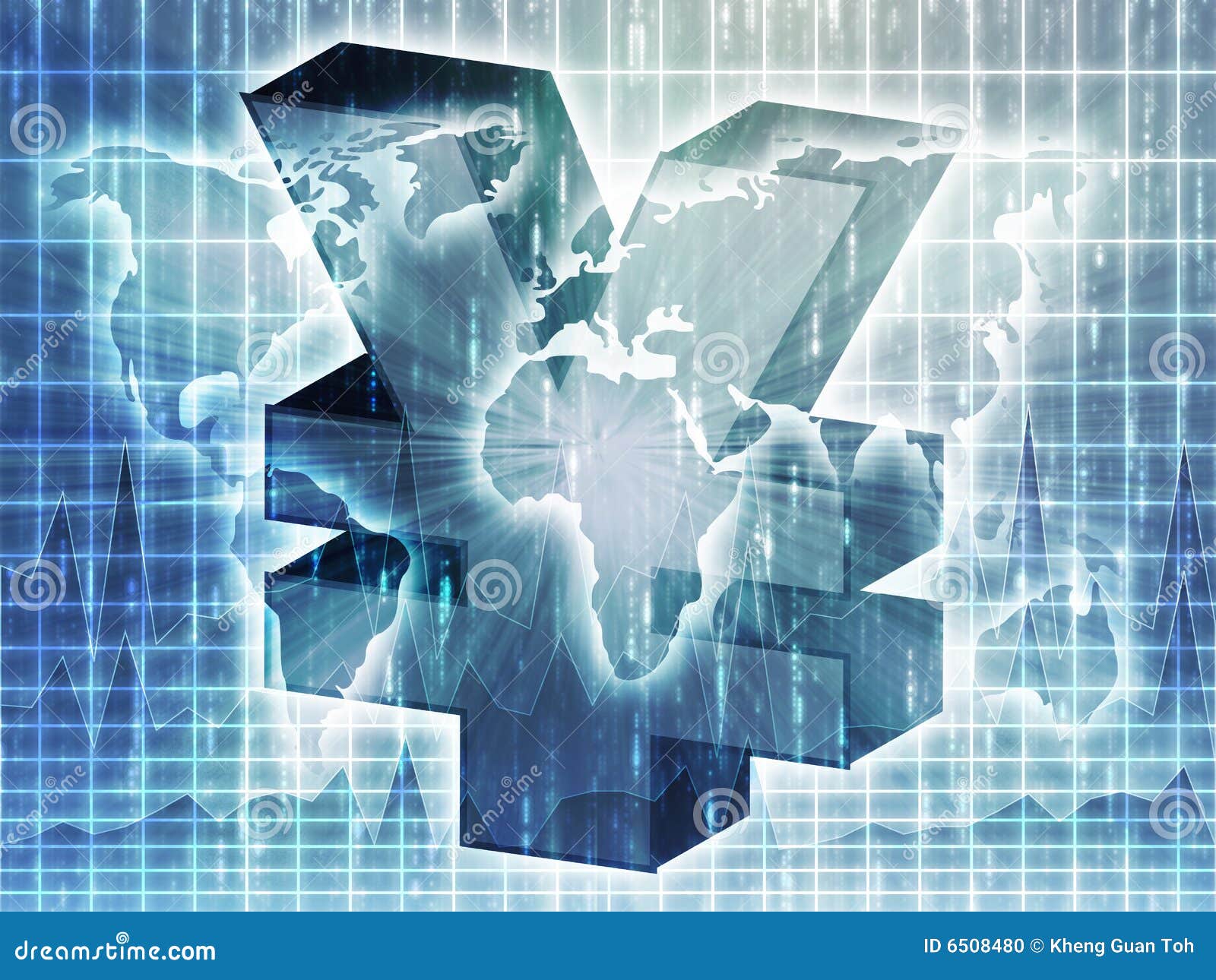Japanese yen map stock illustration. Illustration of foreign - 6508480