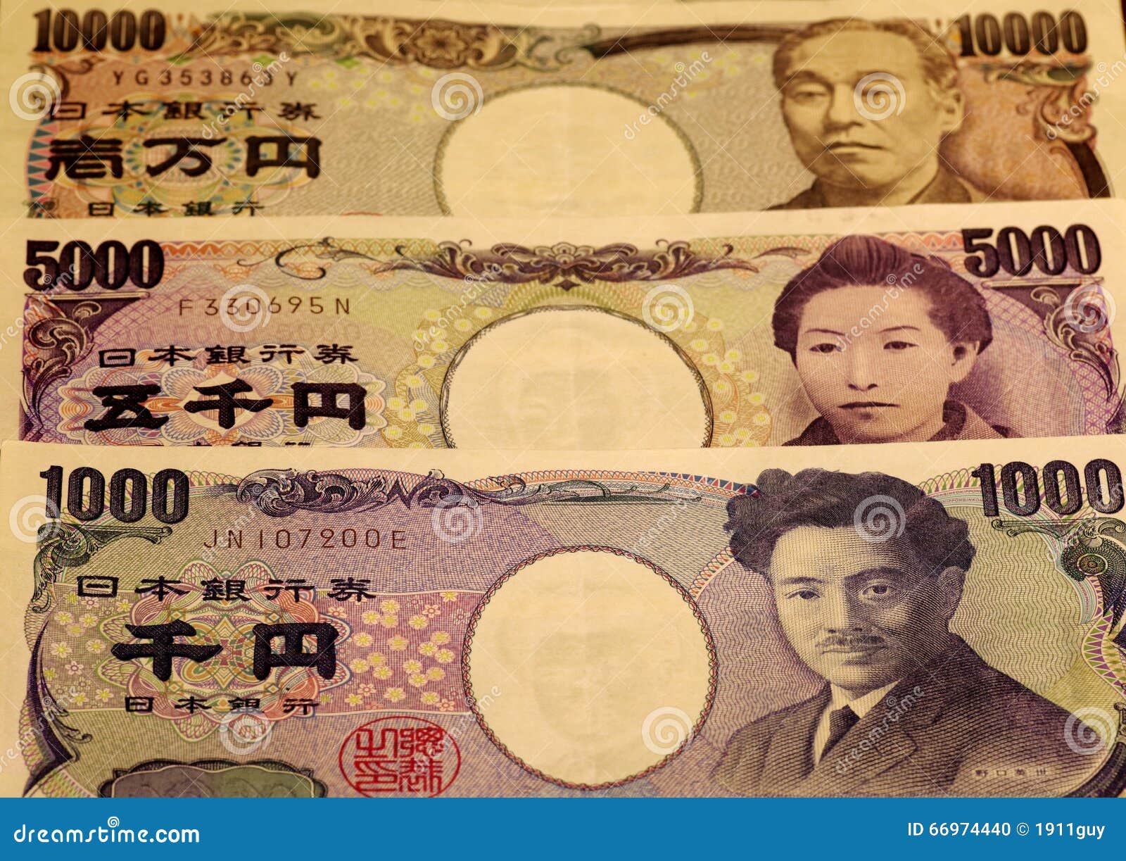 Japanese Yen Notes stock photo. Image of rich, 5000, wealth - 66974440