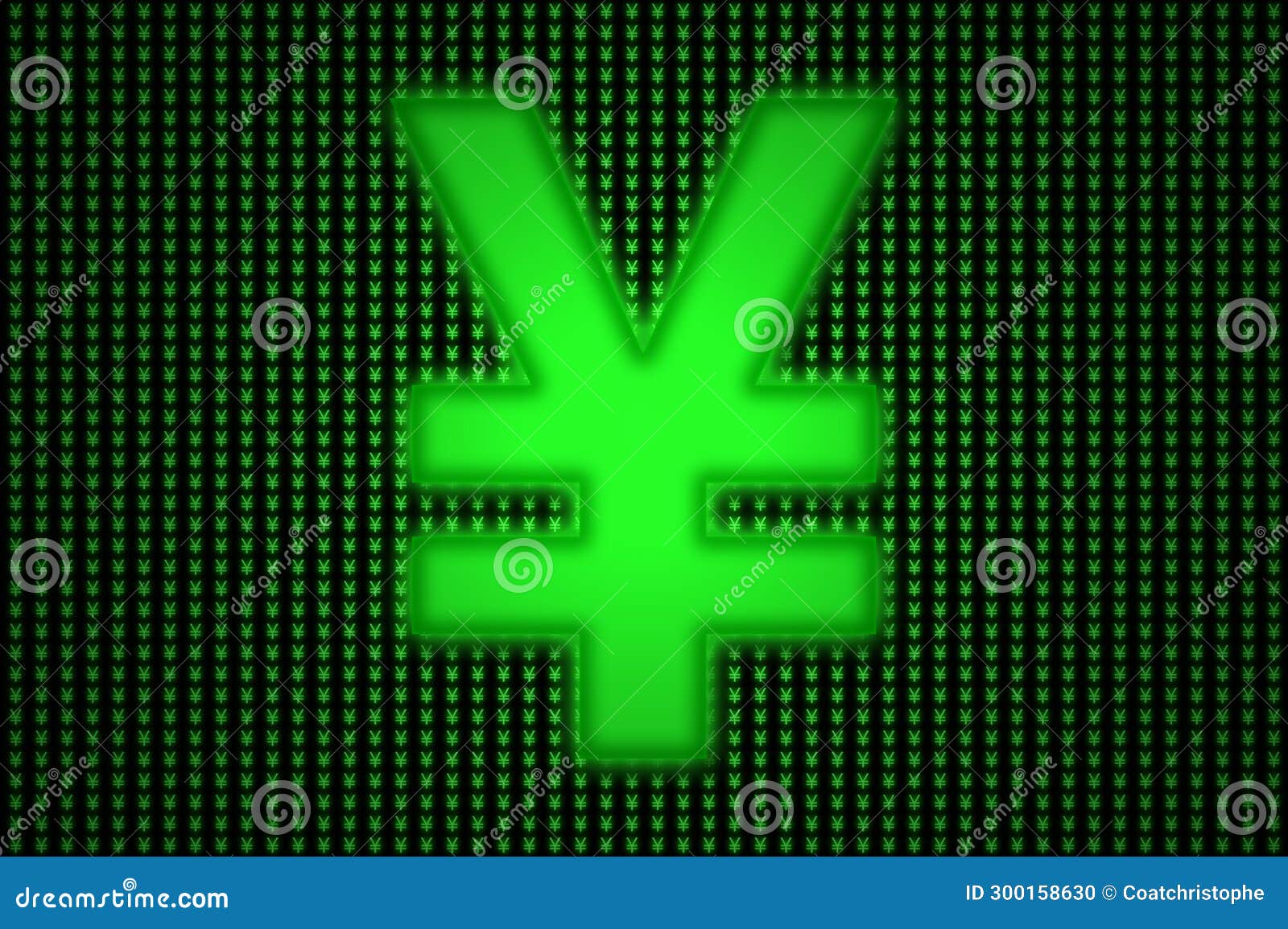 Japanese Yen Symbol Binary Code Background Stock Illustration ...