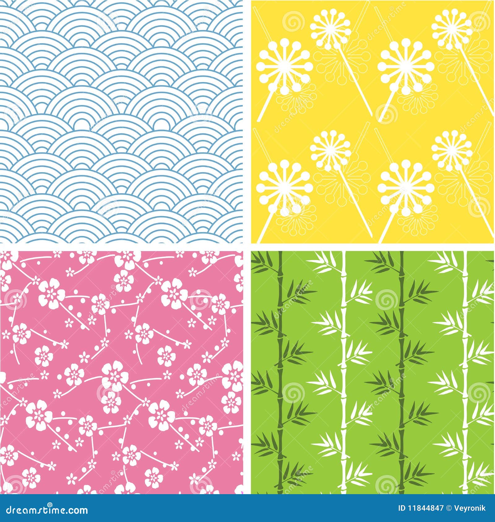 Japanische Muster stock abbildung. Illustration von element - 11844847