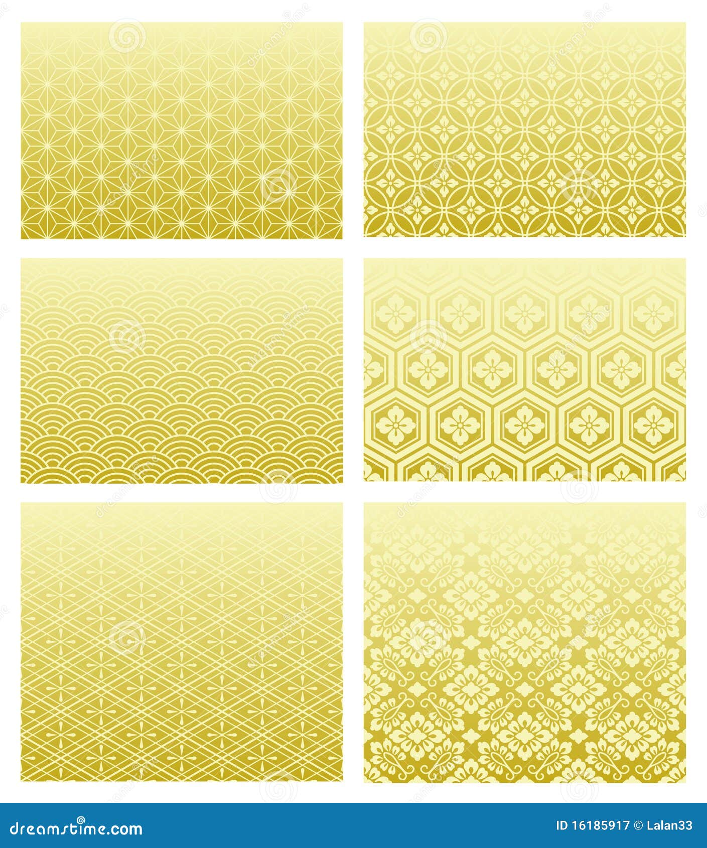 Japanische Traditionelle Muster Vektor Abbildung - Illustration von ...