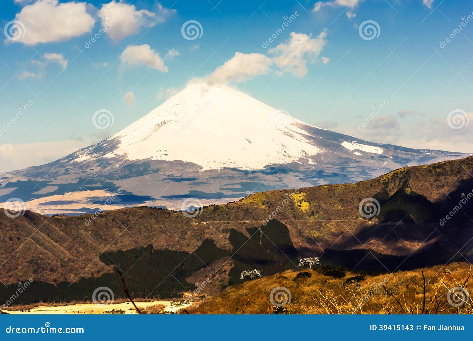 Japans Fuji-Berg stockbild. Bild von fotographie, asien - 39415143