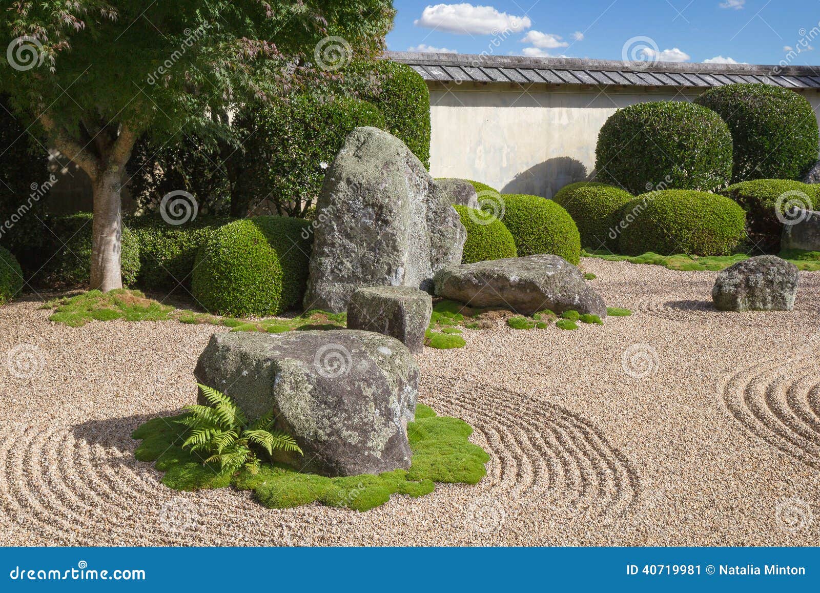 Japanse Rotstuin stock afbeelding. Image of stenen, landschap - 40719981