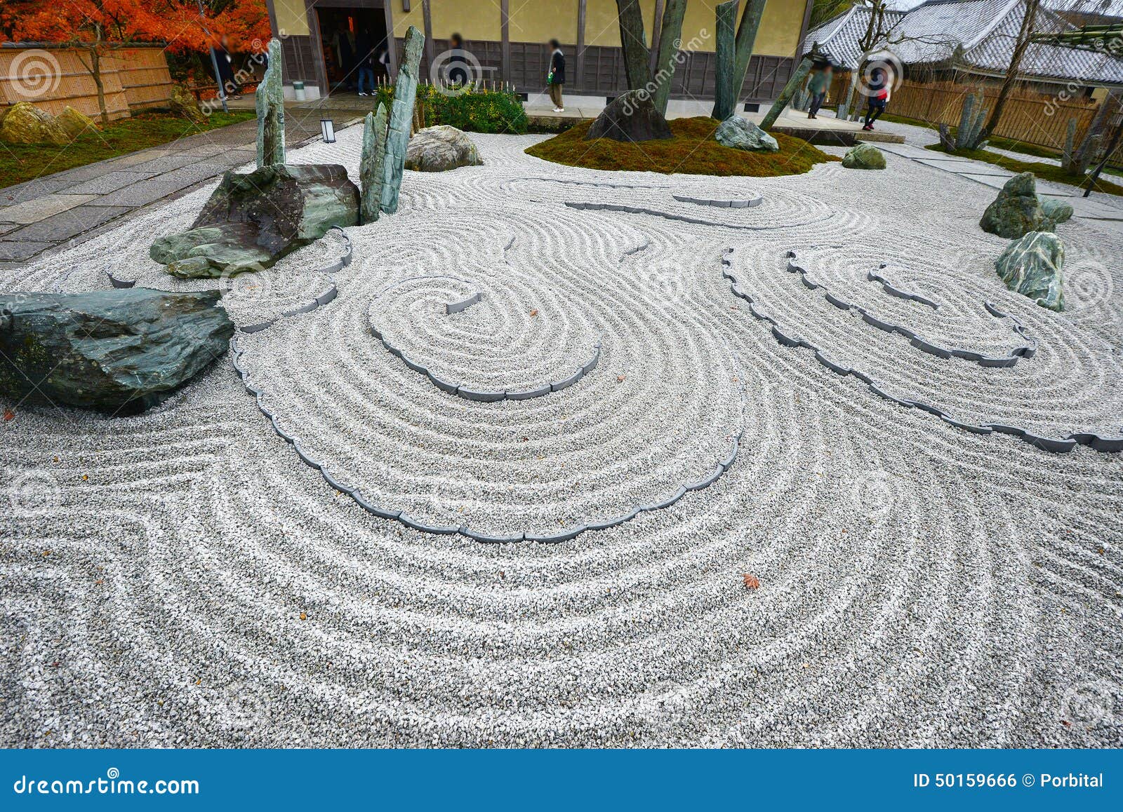 Japanse Rotstuin stock foto. Image of cultuur, beroemd - 50159666