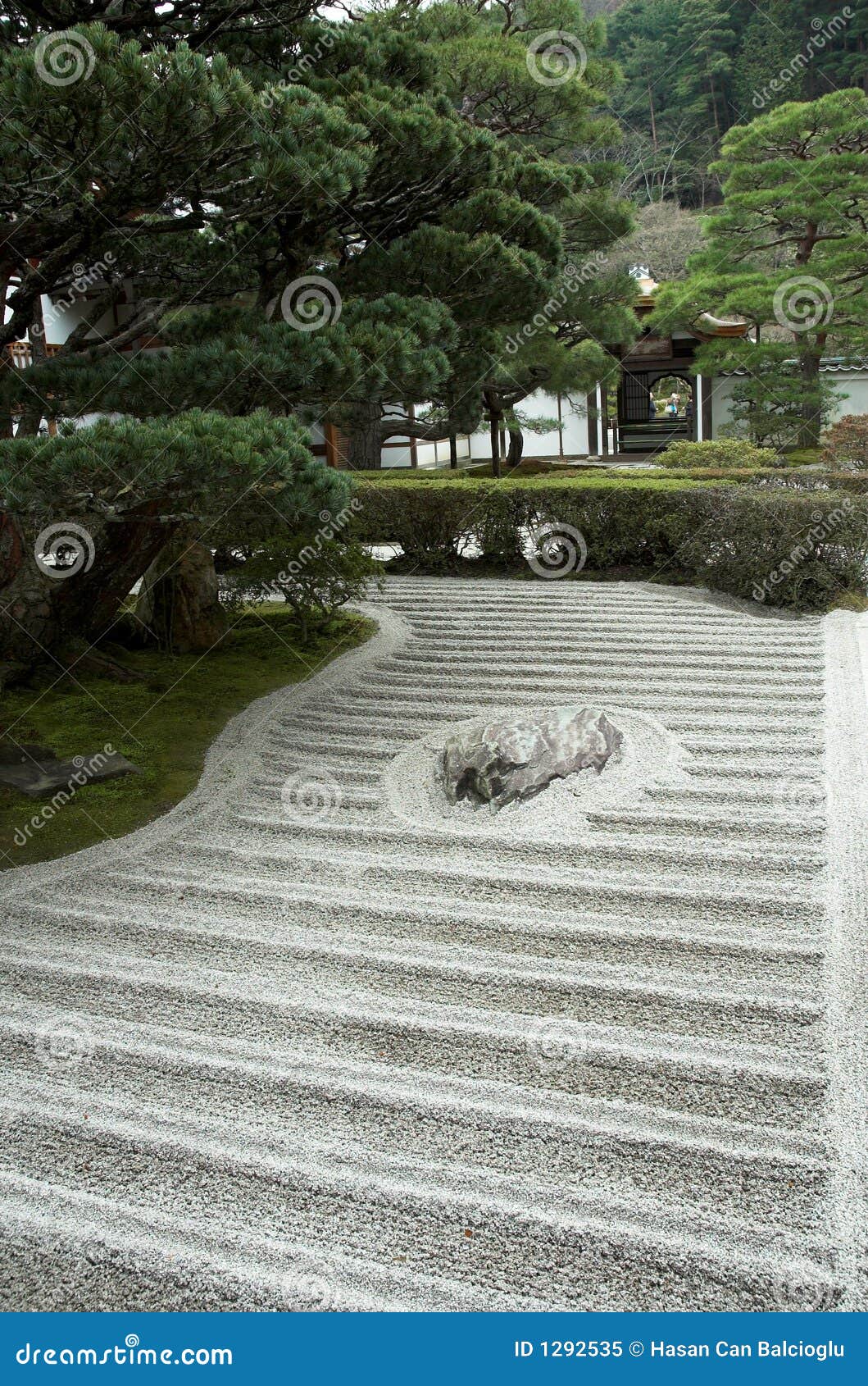 Japanse Rotstuin (tuin Zen) Stock Afbeelding - Image of tuin, steen ...