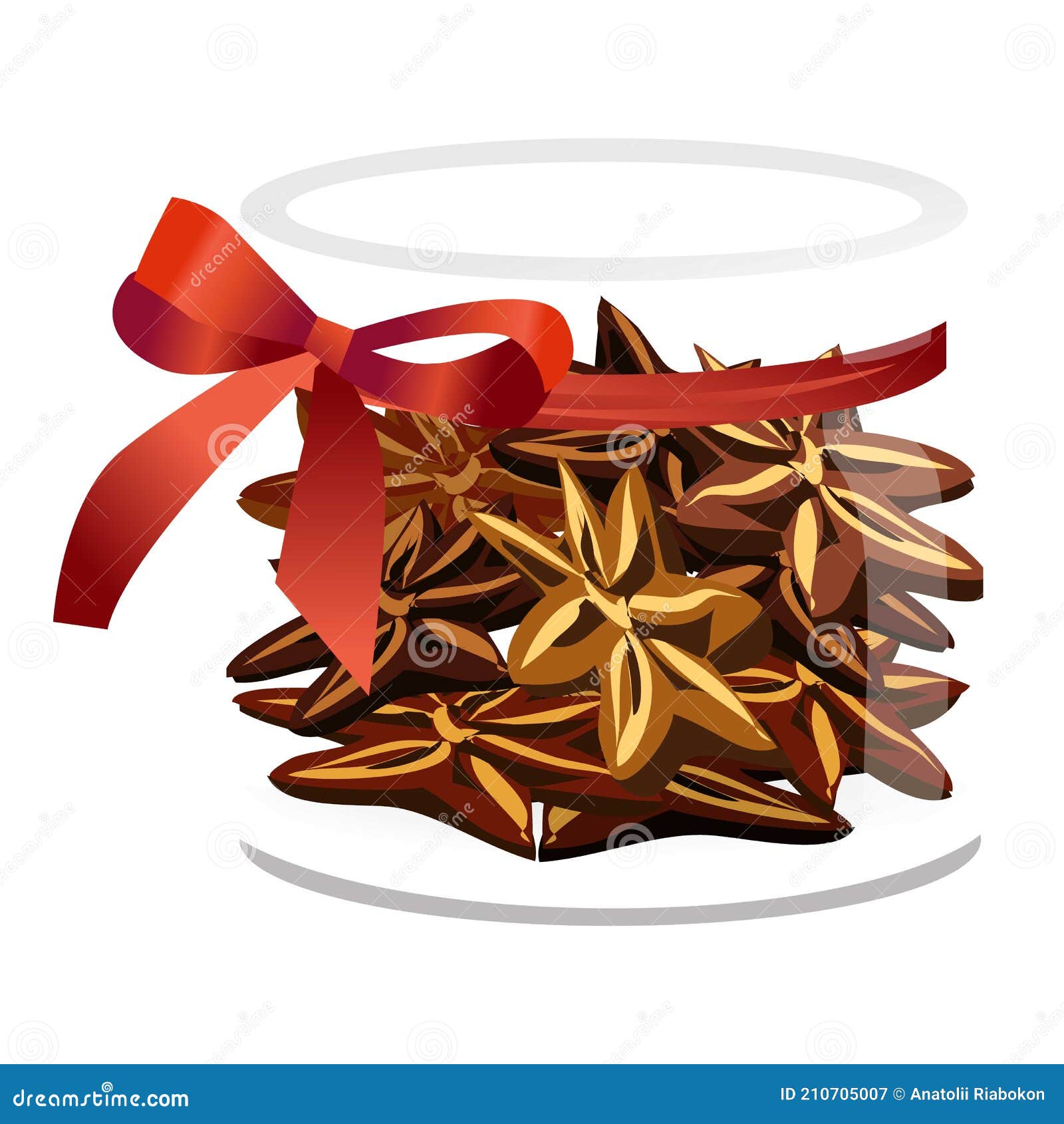 Jar of Anise Icon, Cartoon Style Stock Vector - Illustration of indian ...