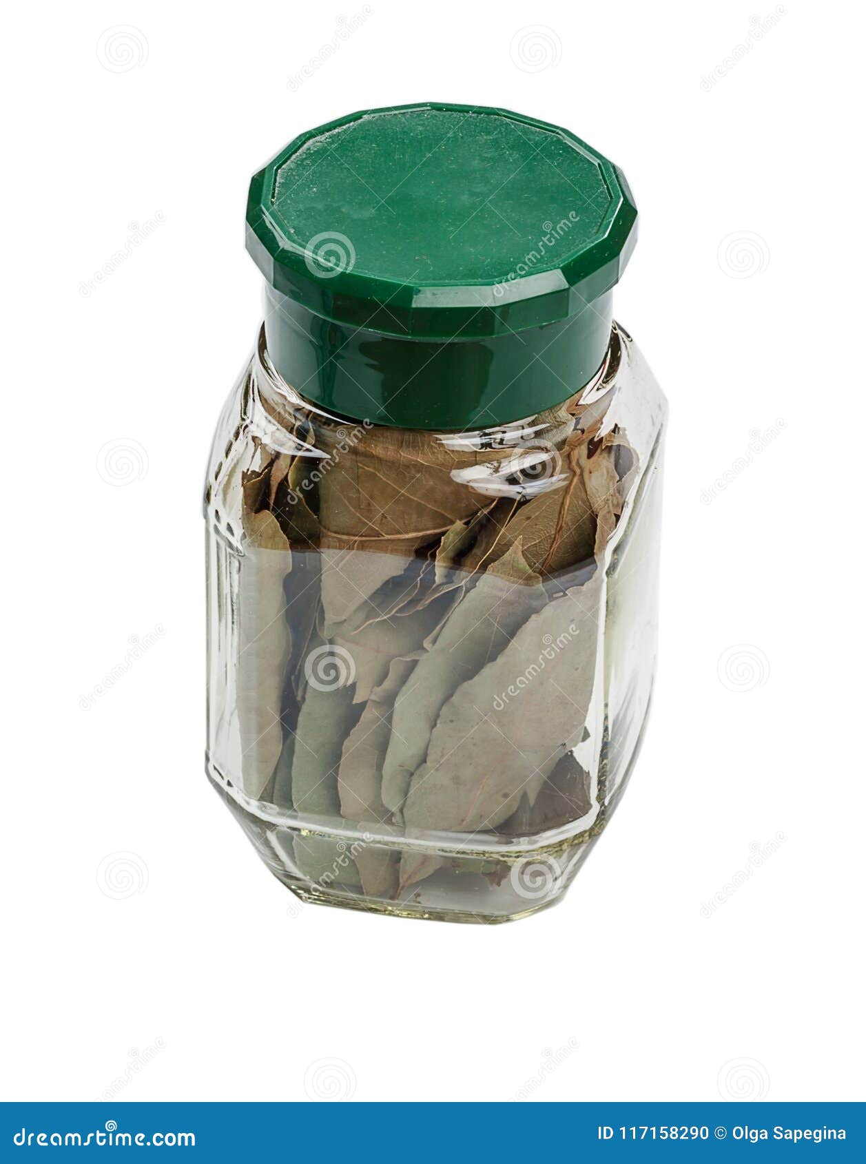 Jar of bay-leaf stock photo. Image of culture, isolated - 117158290