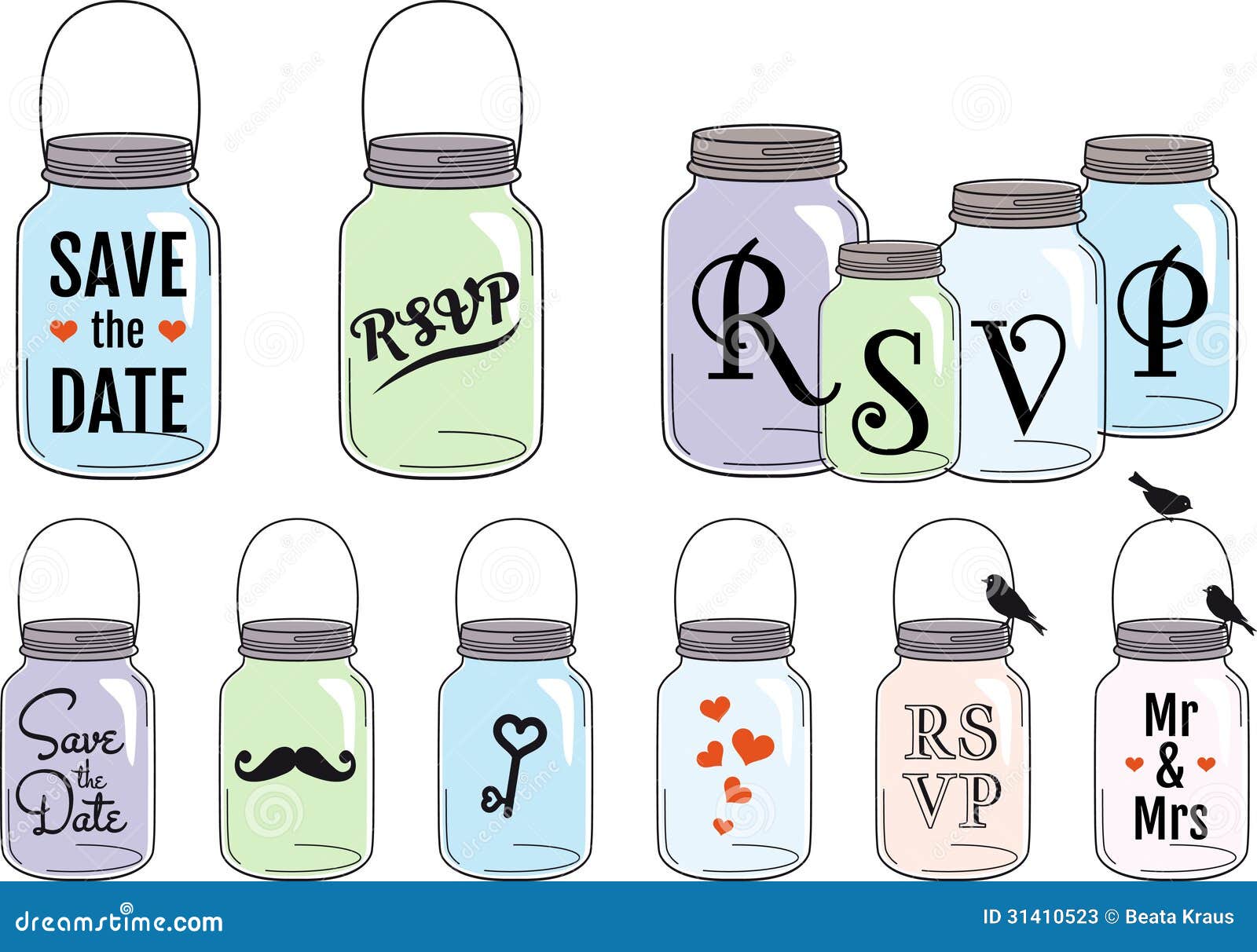 Jar designs, vector set stock vector. Illustration of reply - 31410523