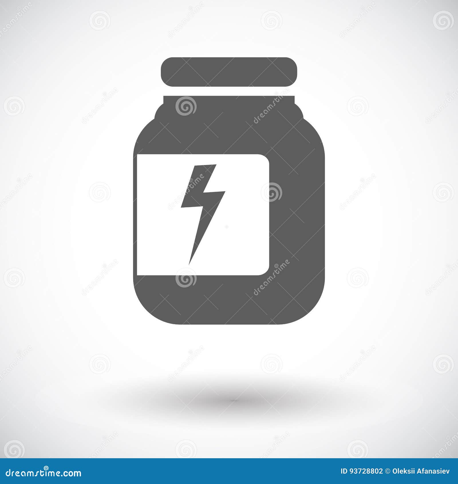 Jar flat icon. stock vector. Illustration of white, food - 93728802