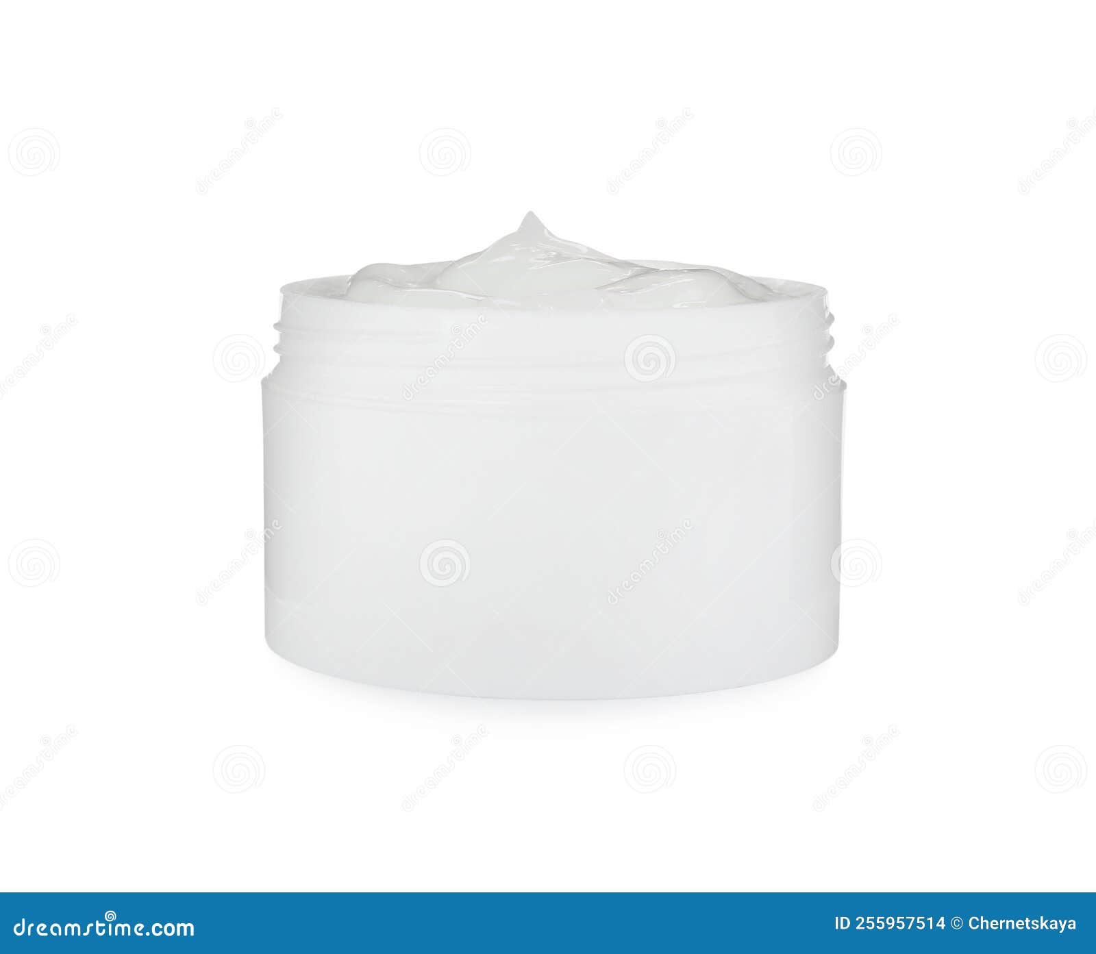 Jar of Hand Cream Isolated on White Stock Photo - Image of body ...