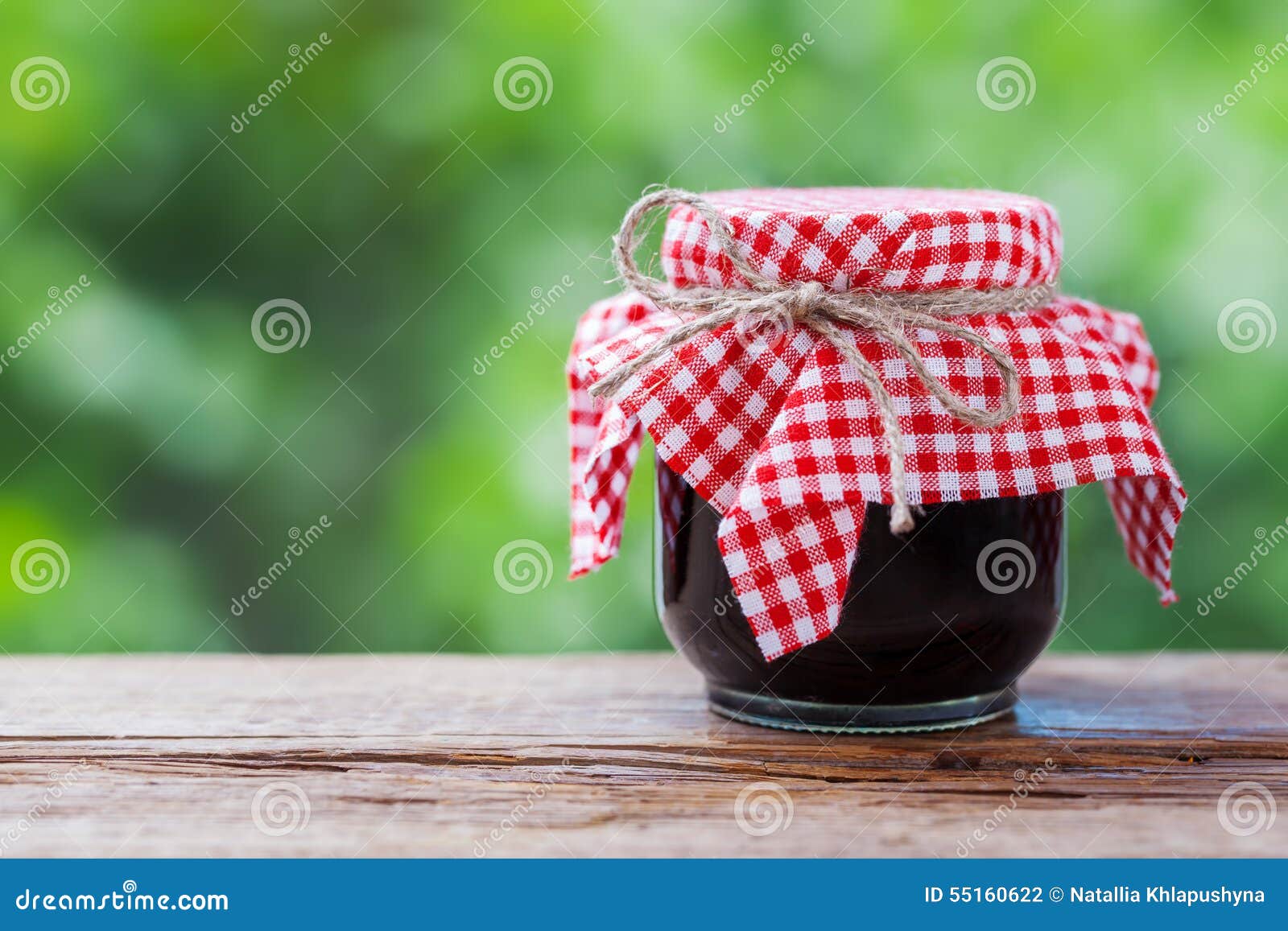 Jar of jam stock photo. Image of homemade, gather, glass - 55160622