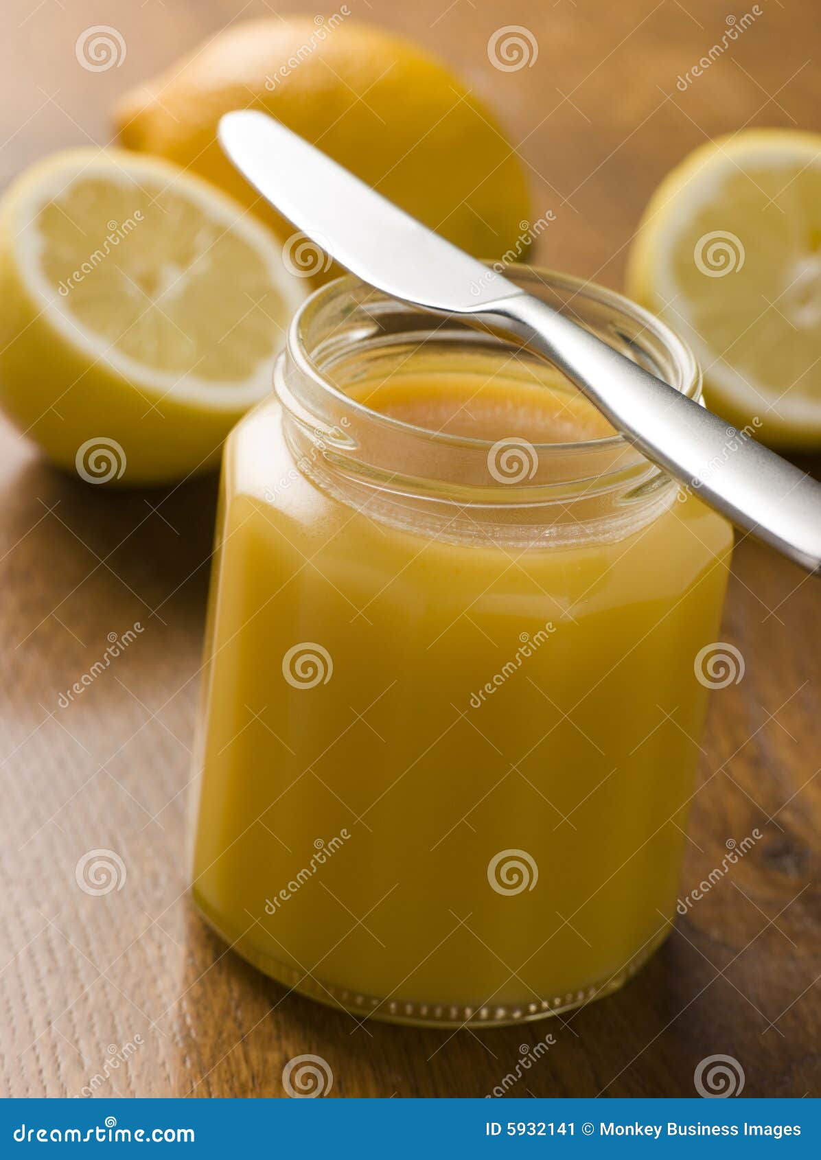 Jar of Lemon Curd stock image. Image of pudding, lemon - 5932141