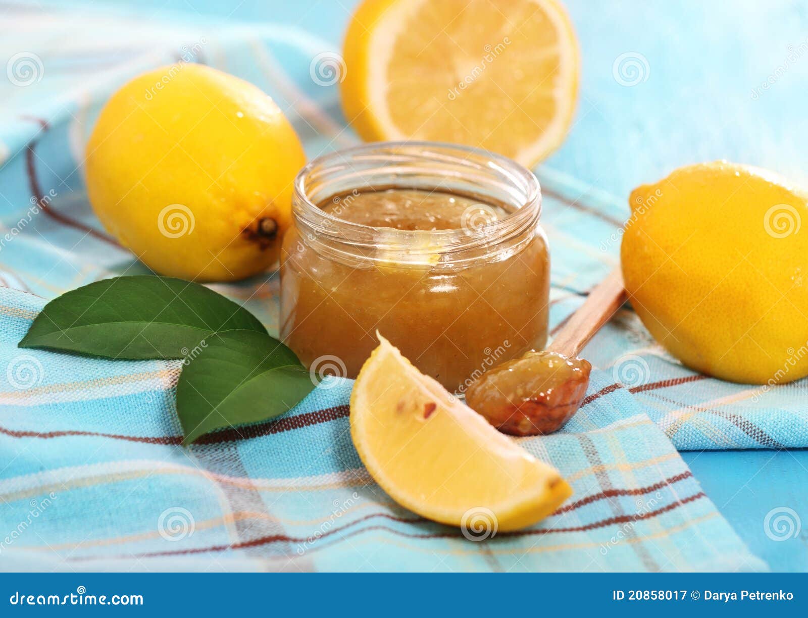 Jar of Lemon Jam and Some Lemons Stock Image - Image of home, spoon ...