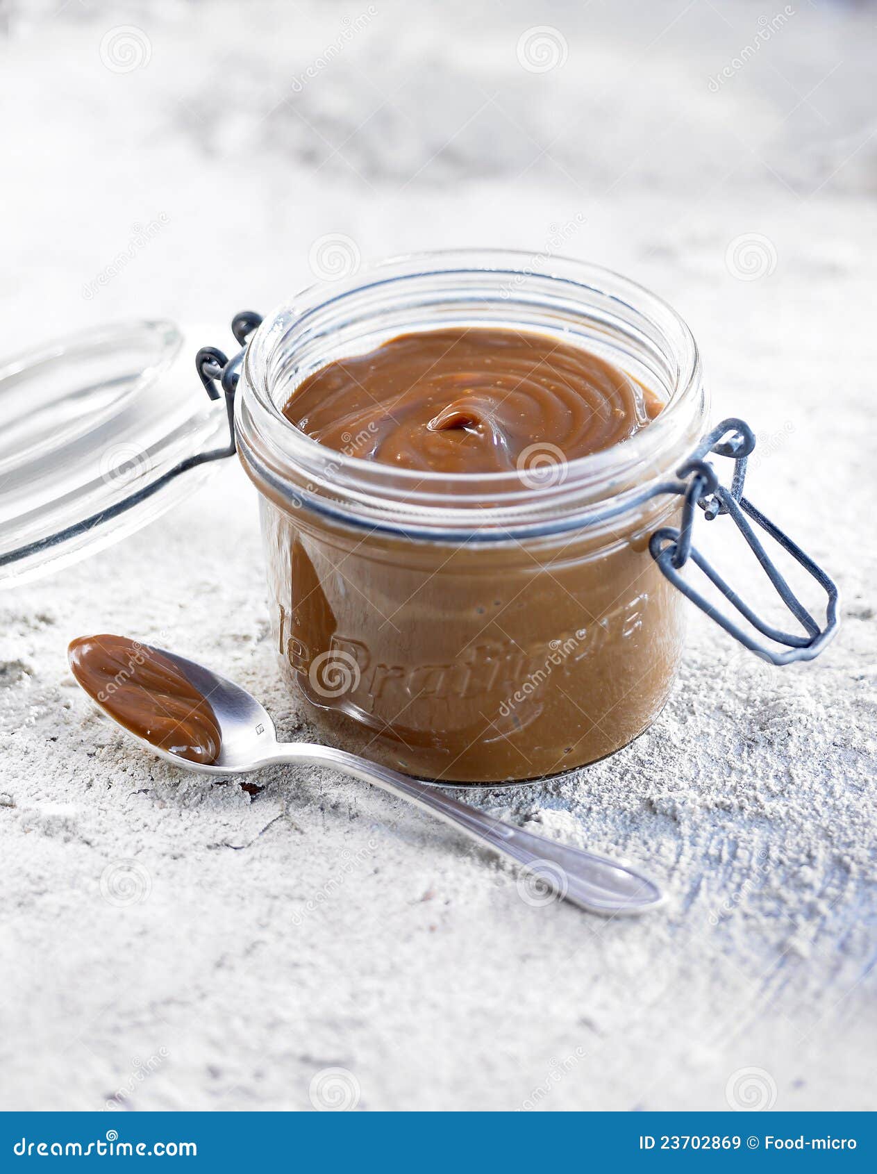 Jar of milk jam editorial stock image. Image of color - 23702869