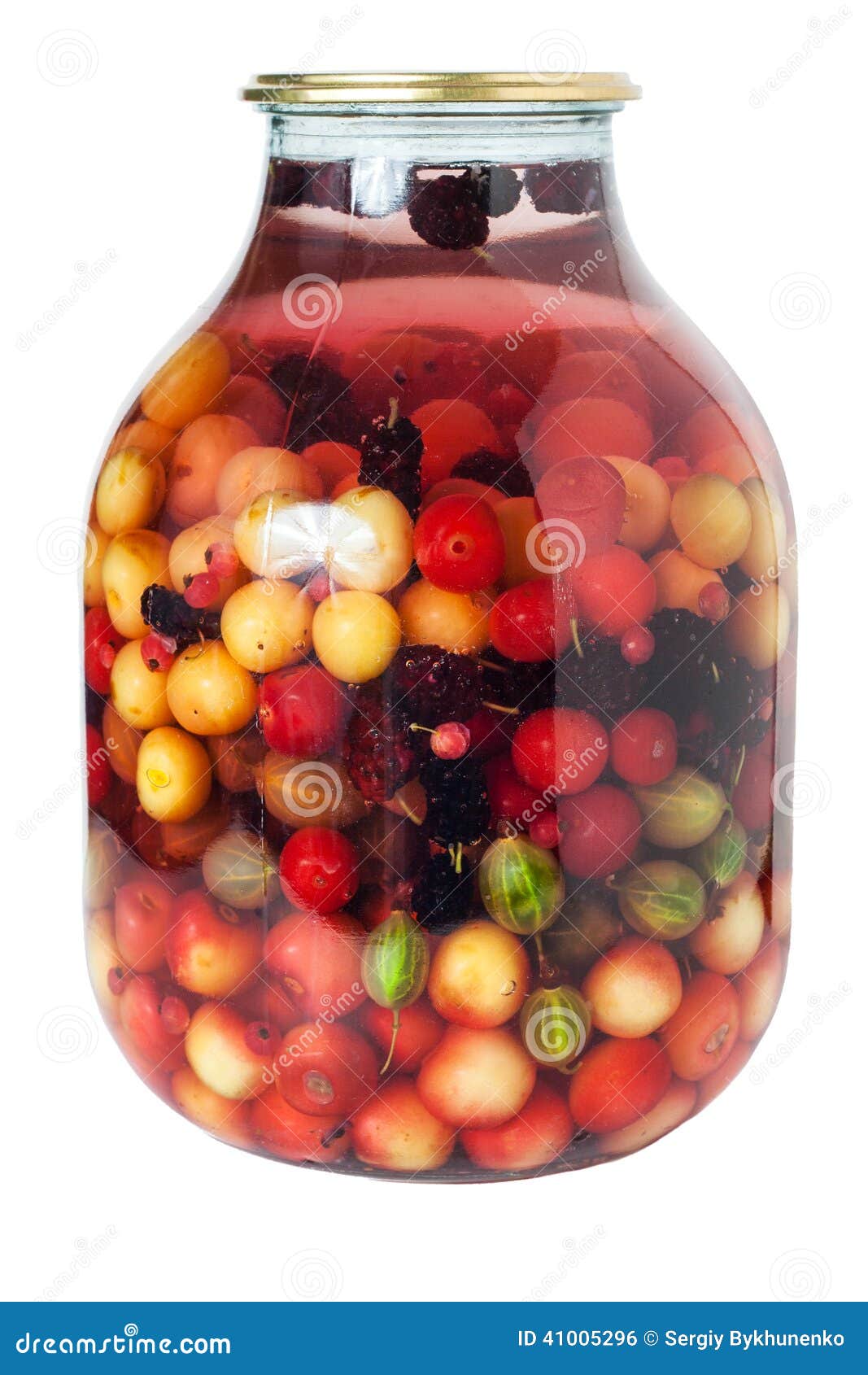 Jar of multifruit compote stock photo. Image of healthy - 41005296