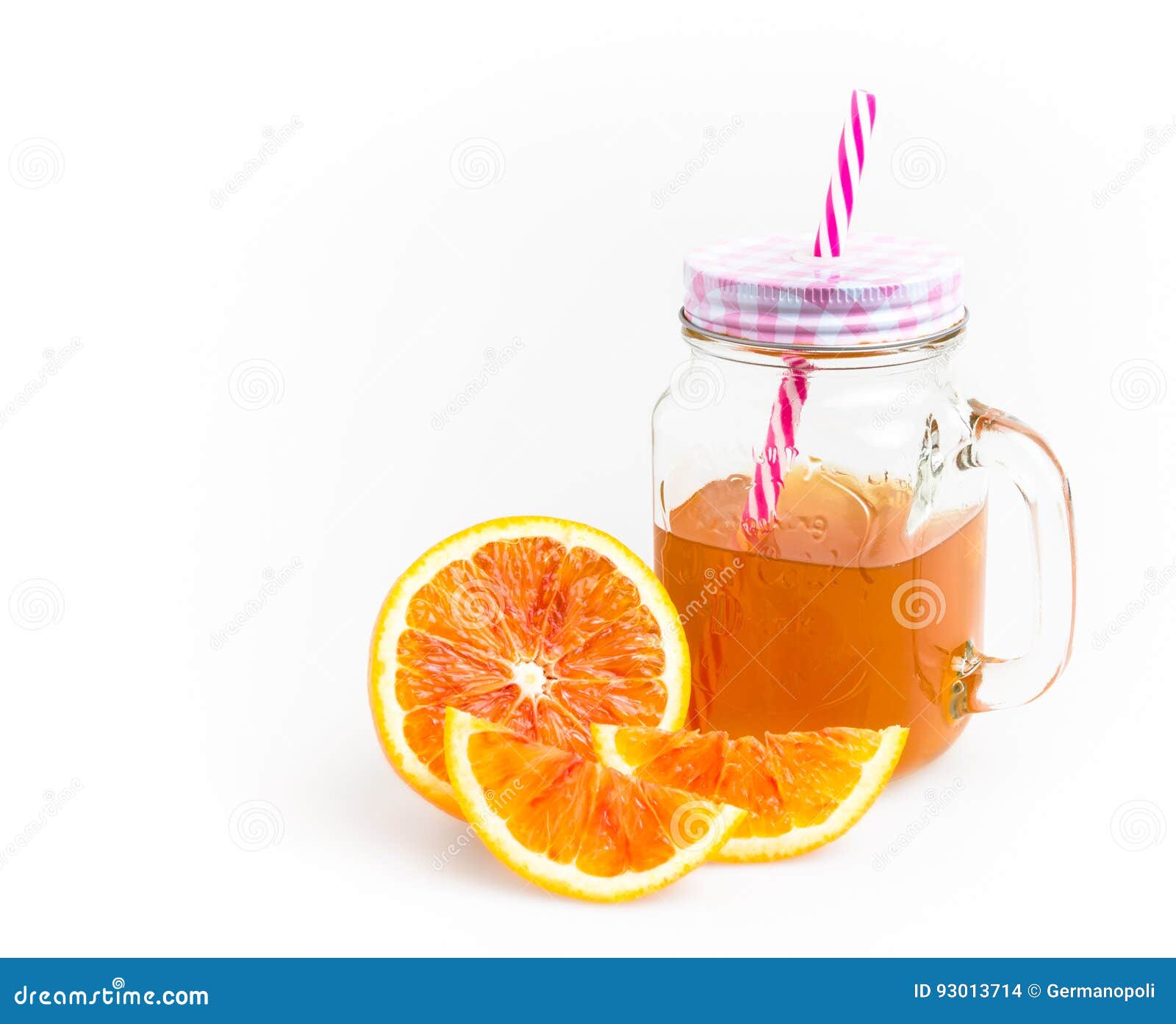 Jar of orange tea stock photo. Image of isolated, background - 93013714
