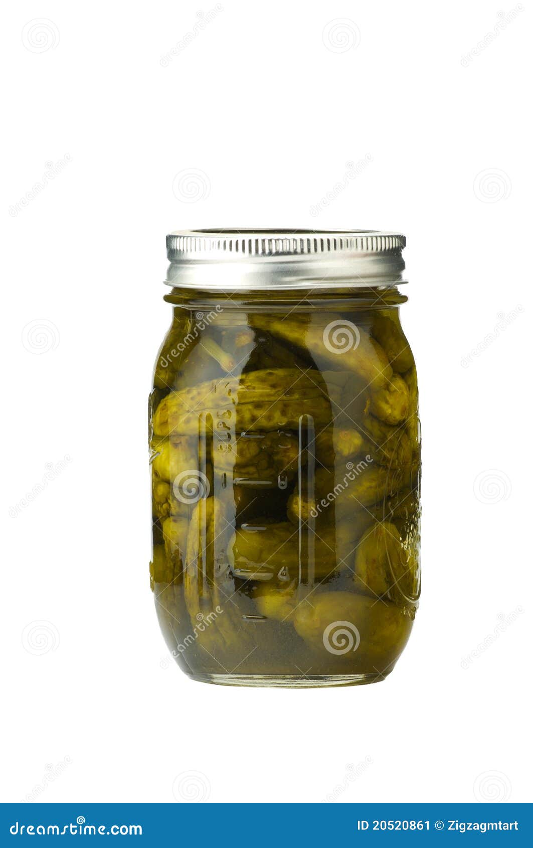 Jar of pickles stock image. Image of organic, vegetable - 20520861