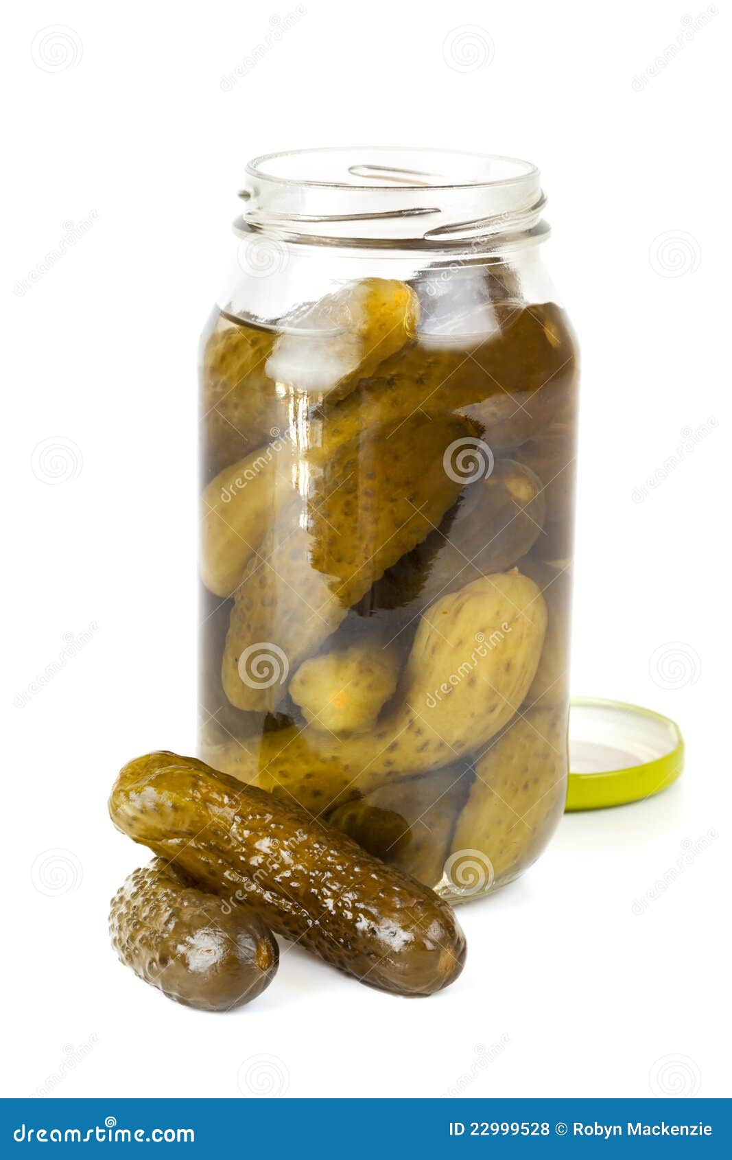 Jar of Pickles stock photo. Image of vegetable, dill - 22999528