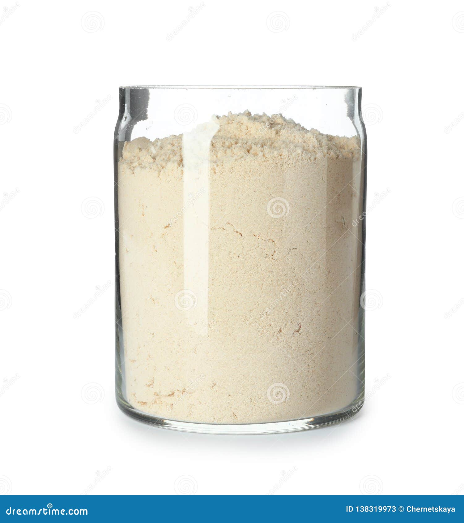 Jar of sesame flour stock image. Image of flour, healthy - 138319973