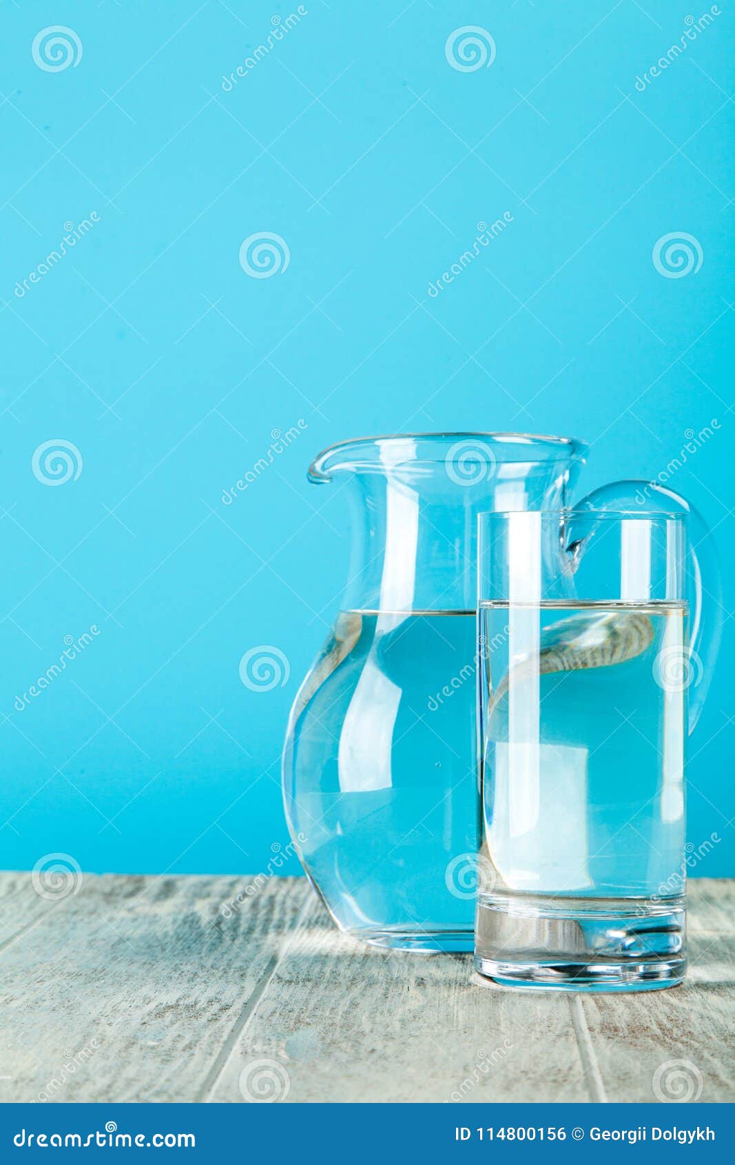Jar of water stock photo. Image of blank, blue, clean - 114800156