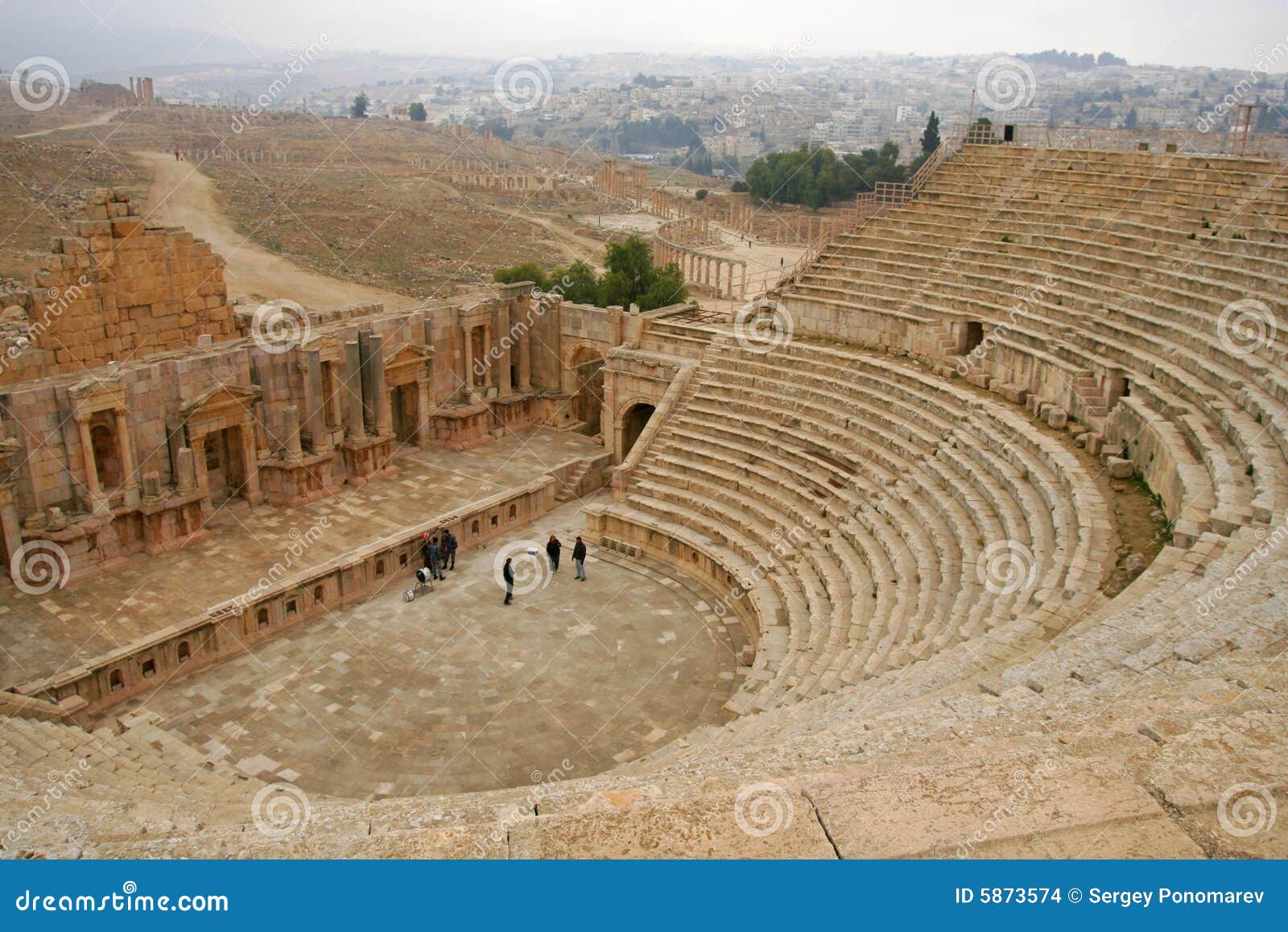 Jarash stock photo. Image of ancient, city, culture, middle - 5873574