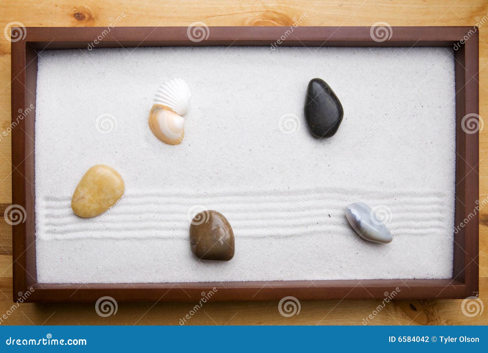 Jardín de roca del zen foto de archivo. Imagen de guijarro - 6584042