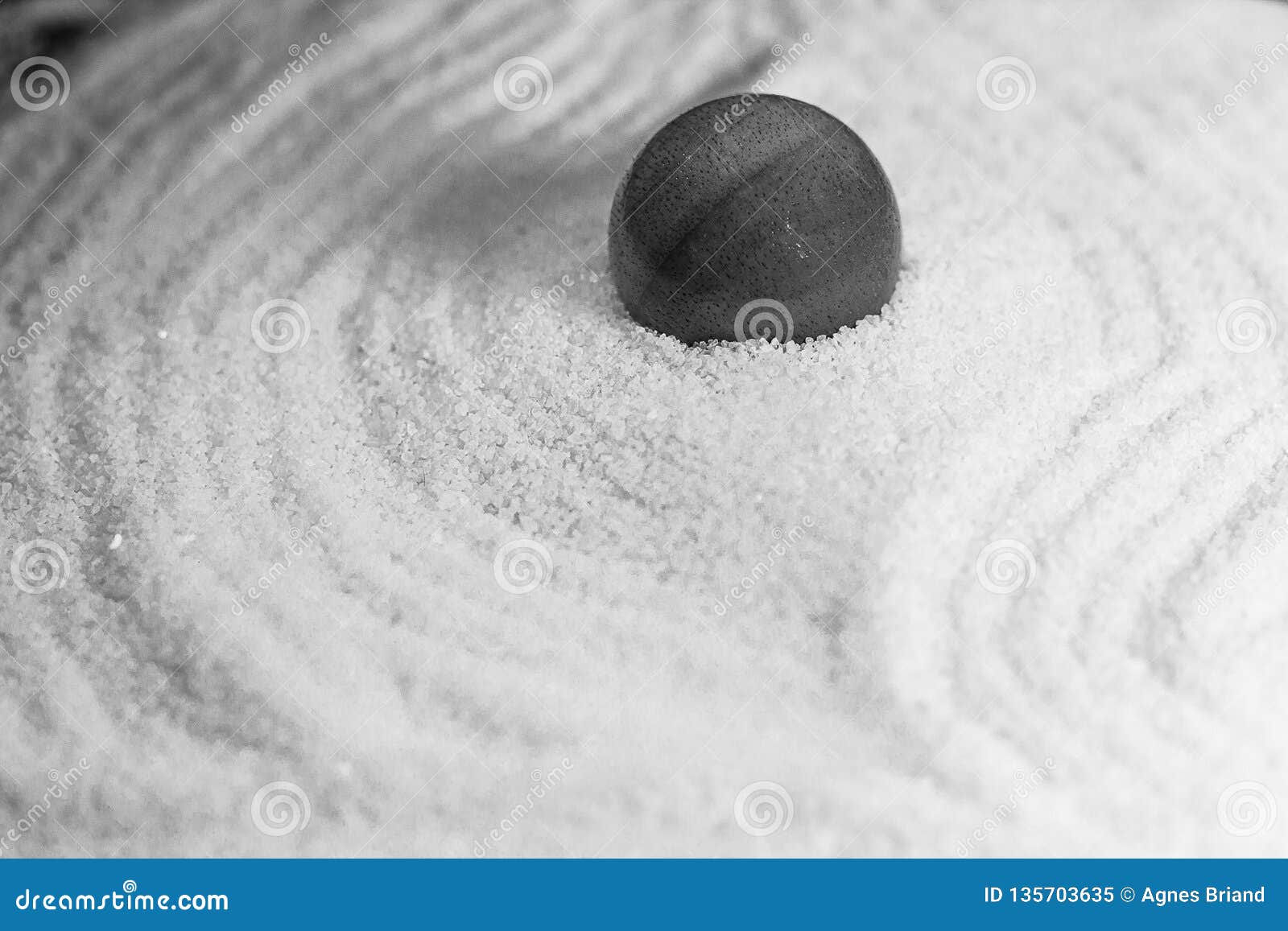 Jardin De Zen En Noir Et Blanc Image stock - Image du blanc, noir ...