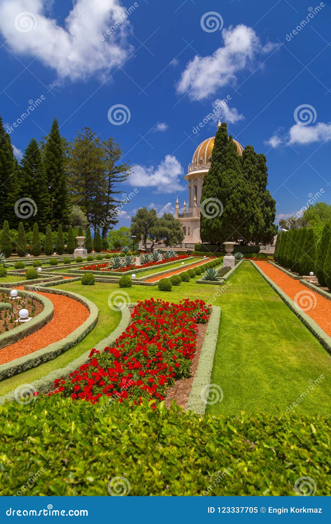 Jardines De Bahai, Haifa, Israel Imagen de archivo - Imagen de ...