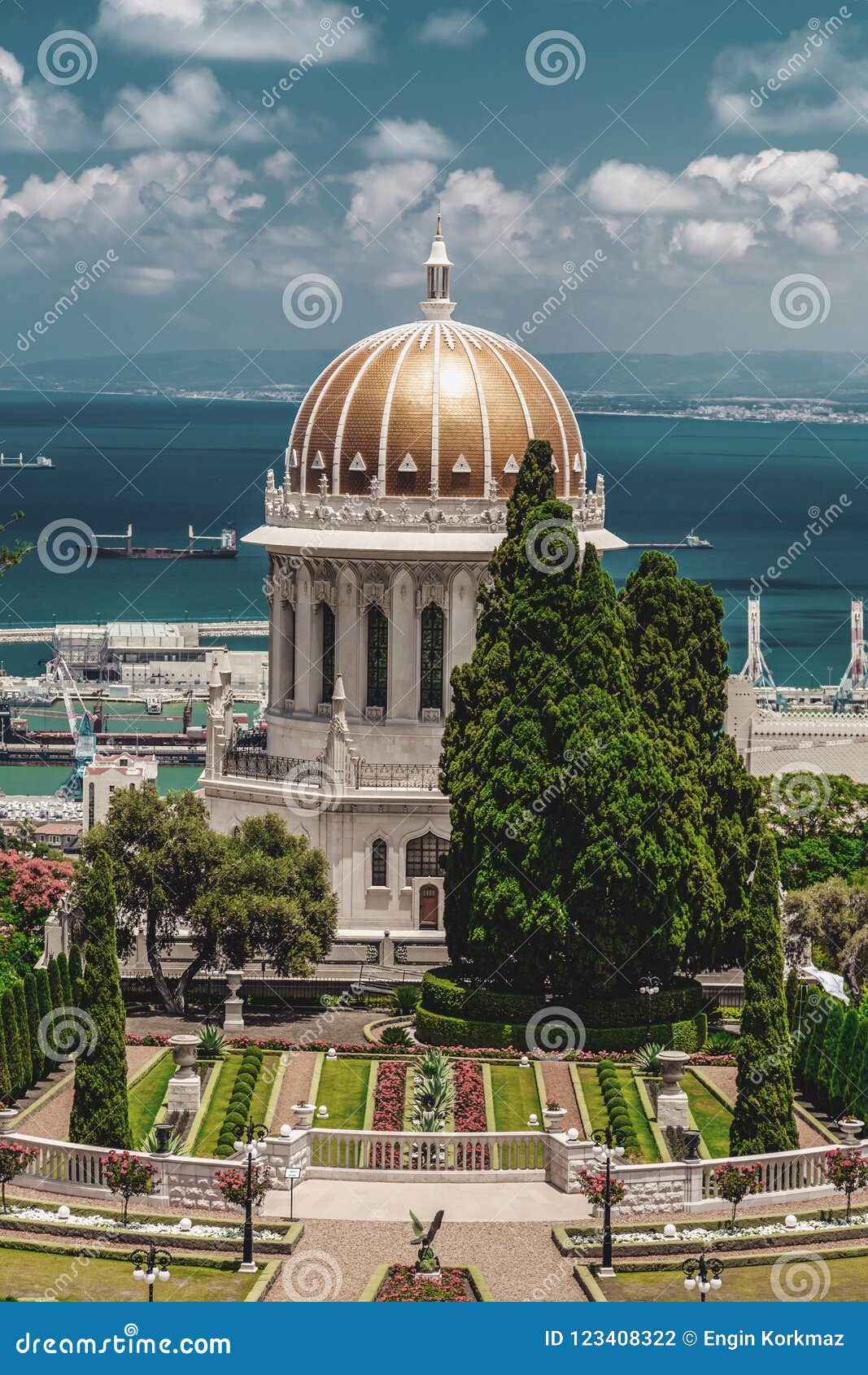Jardines De Bahai, Haifa, Israel Fotografía editorial - Imagen de ...