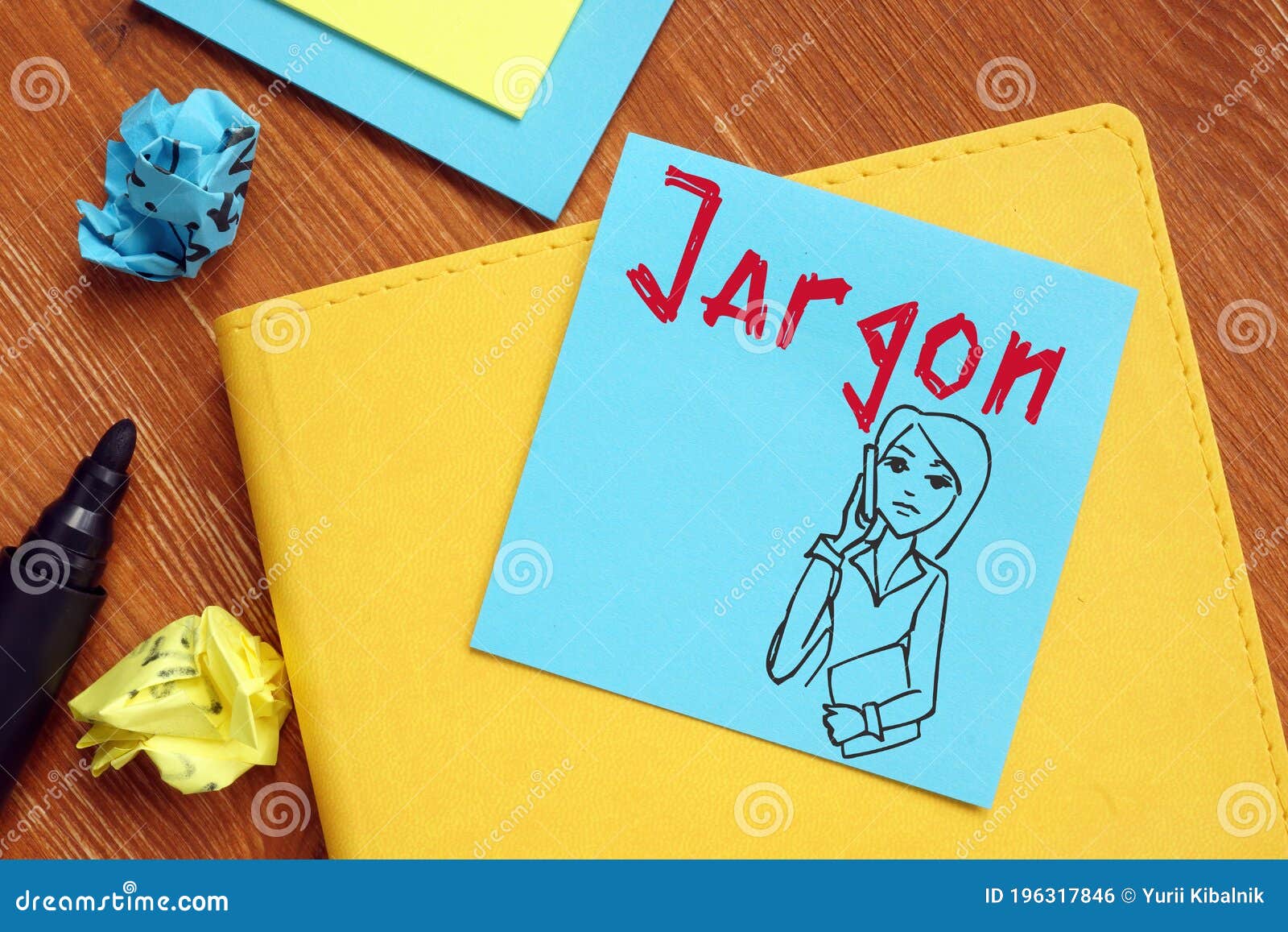 Jargon sign on the page stock photo. Image of communication - 196317846