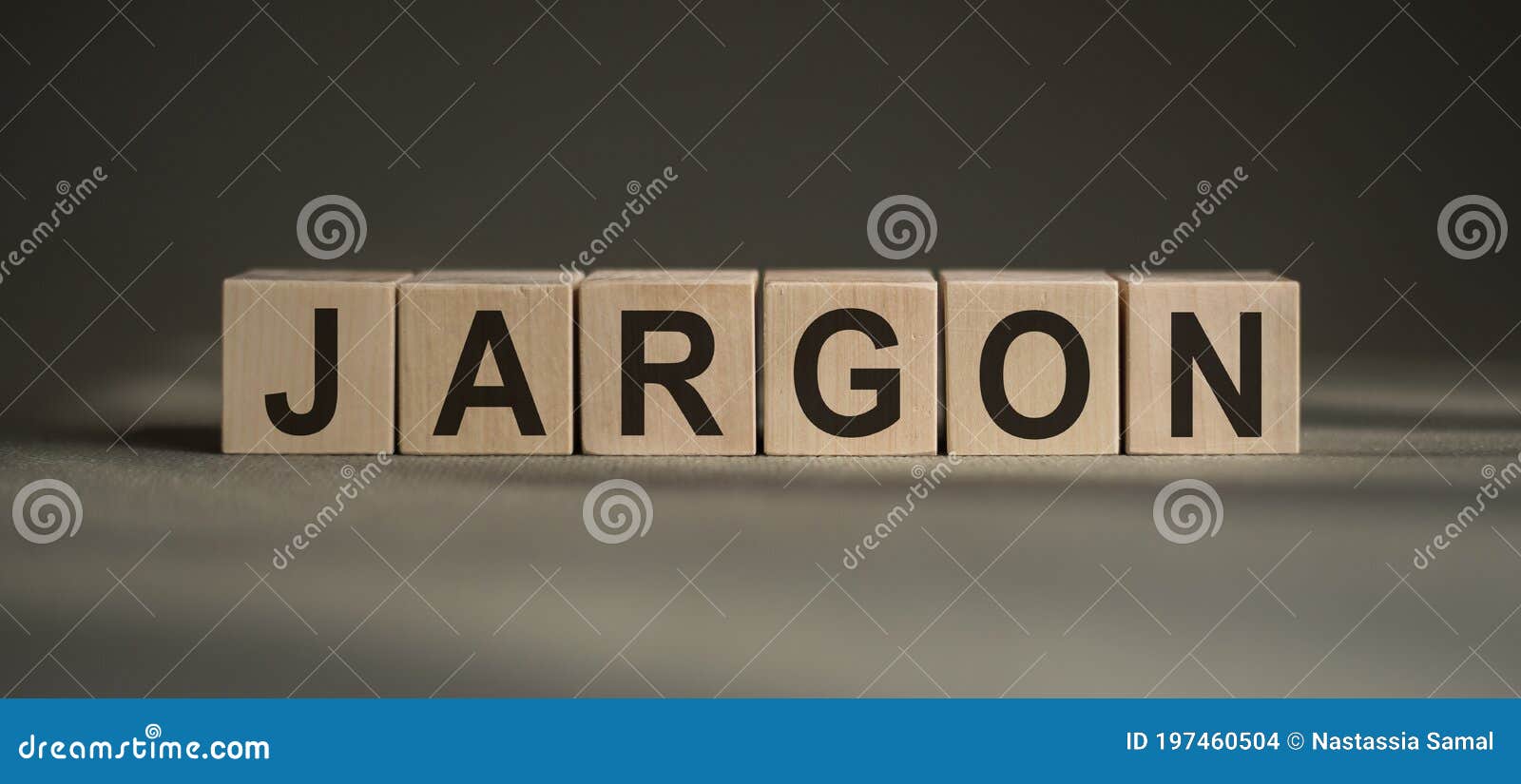 Jargon - Word From Wooden Blocks With Letters, Special Words And ...