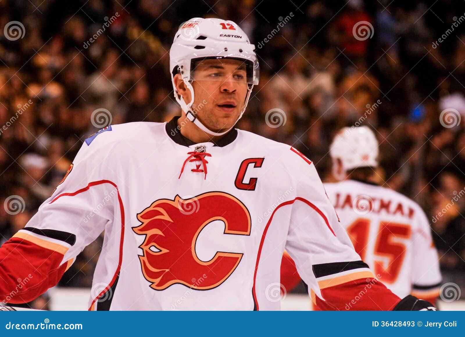 Jarome Iginla Calgary Flames Fotografia Stock Editoriale - Immagine di ...