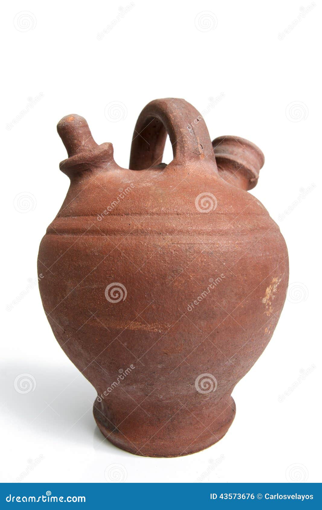 Jarro de la loza de barro foto de archivo. Imagen de arte - 43573676