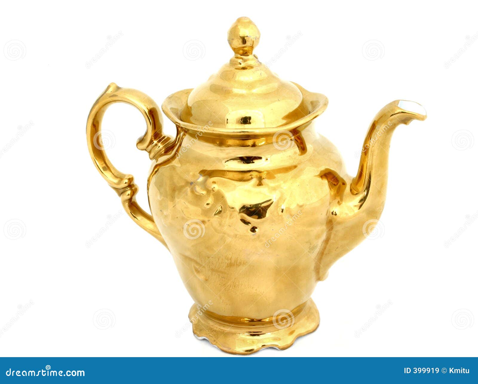 Jarro dourado imagem de stock. Imagem de cerâmico, completamente - 399919