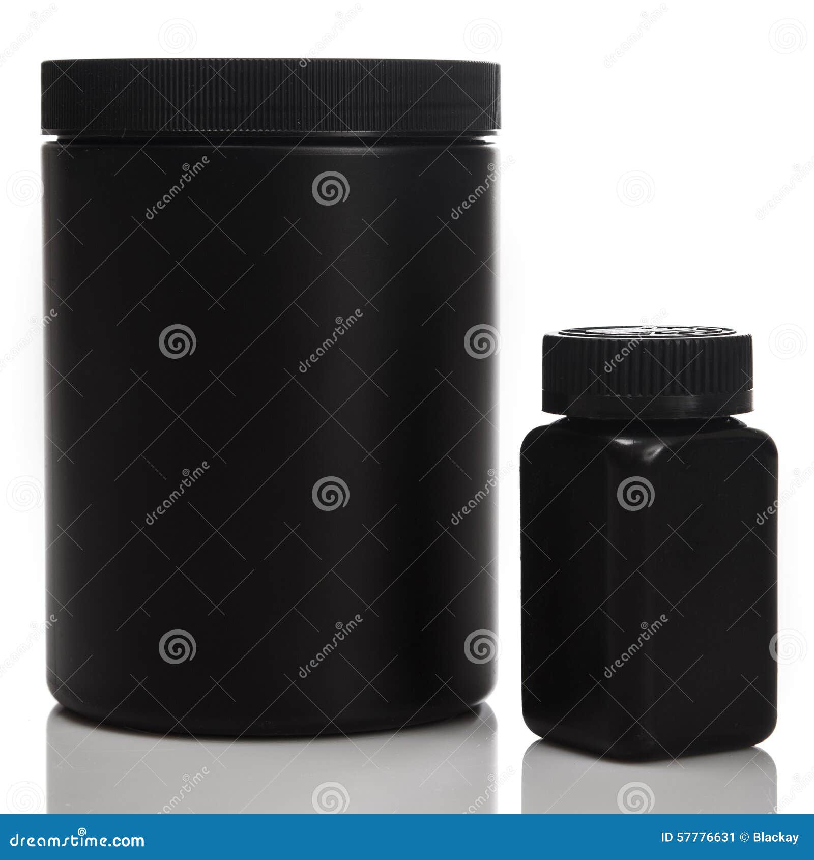 Jars with food supplements stock image. Image of natural - 57776631