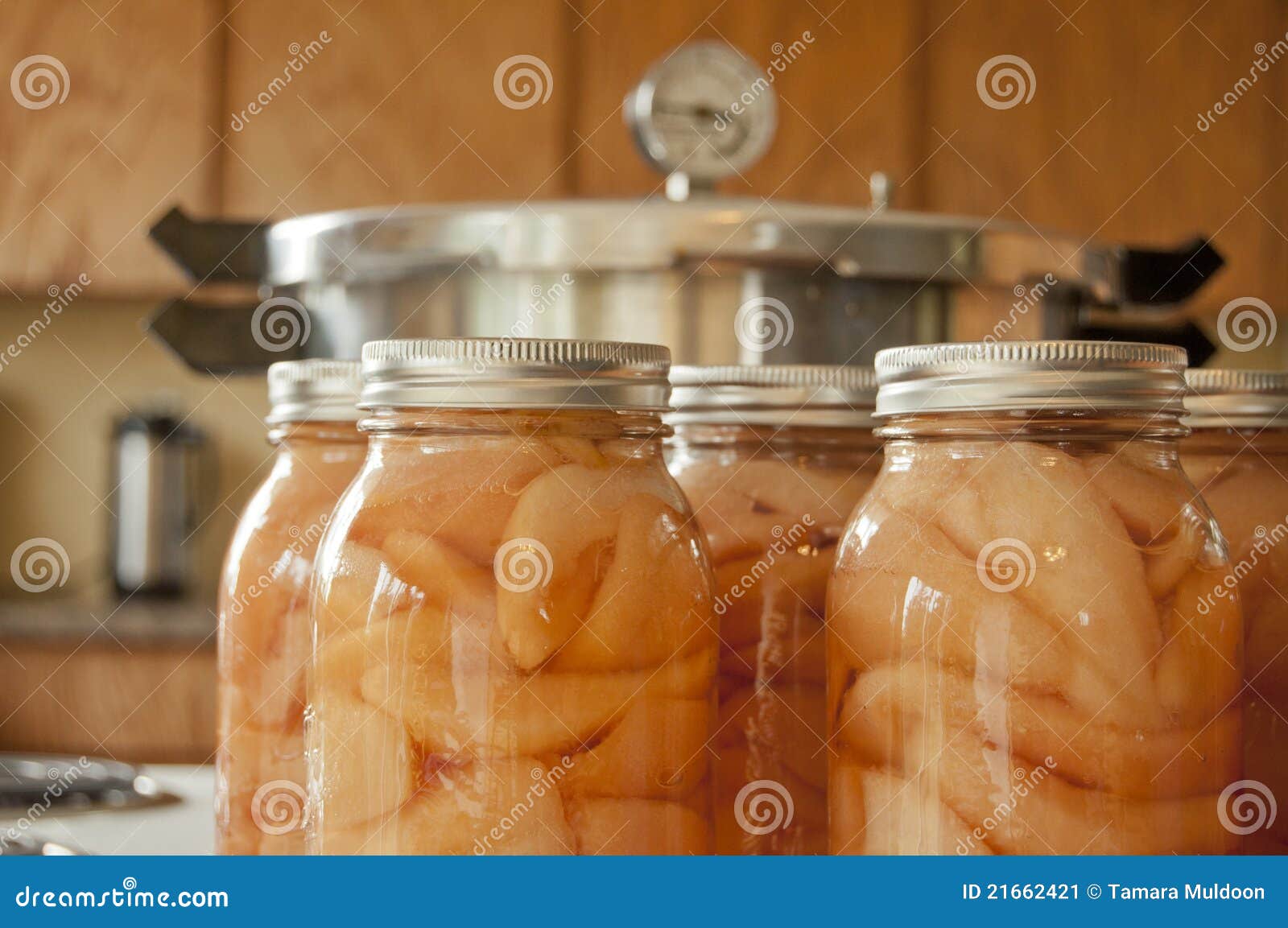 Jars of home canned pears stock image. Image of fruit - 21662421